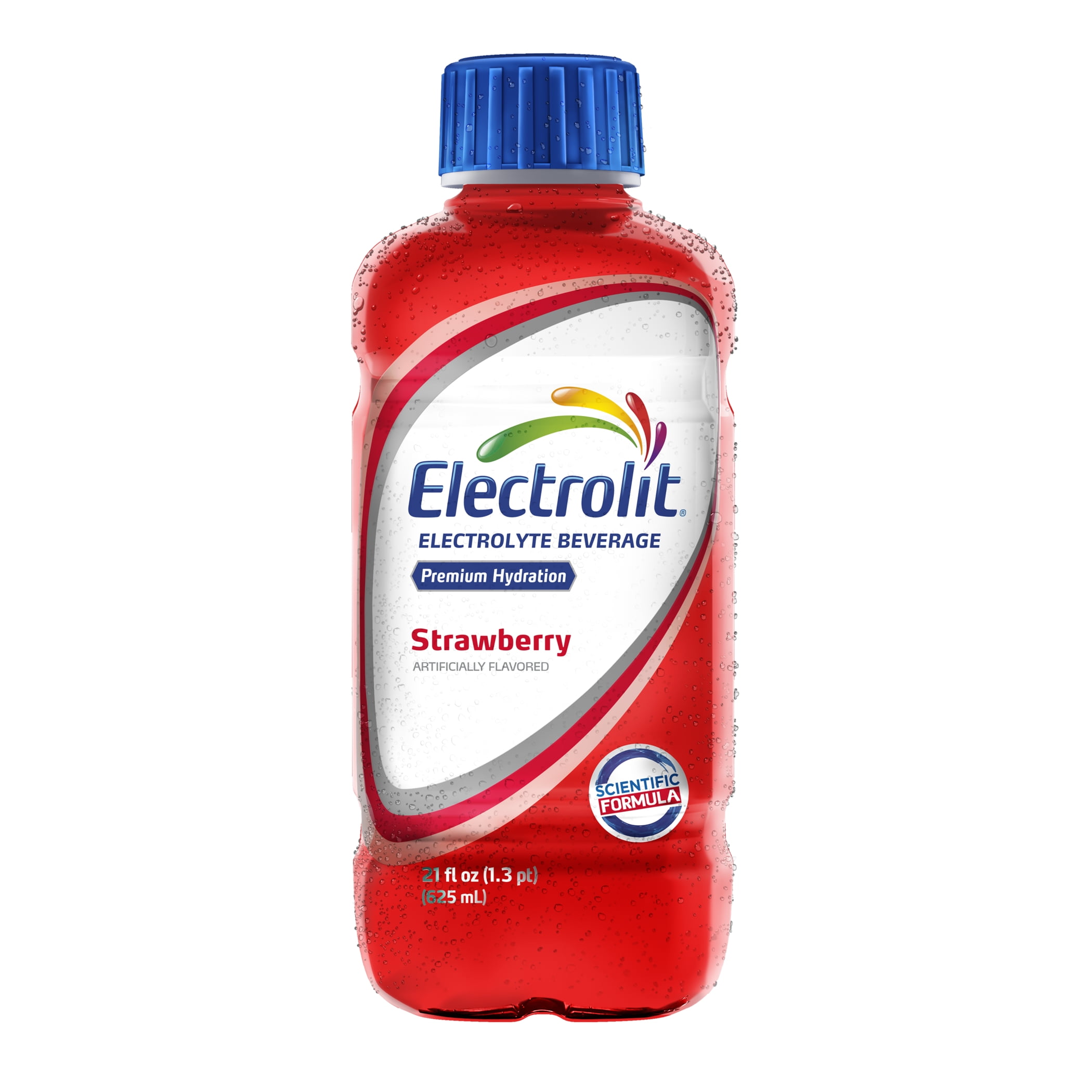 Electrolit Electrolyte Drink Strawberry 21 oz Bottle, Hydration ...