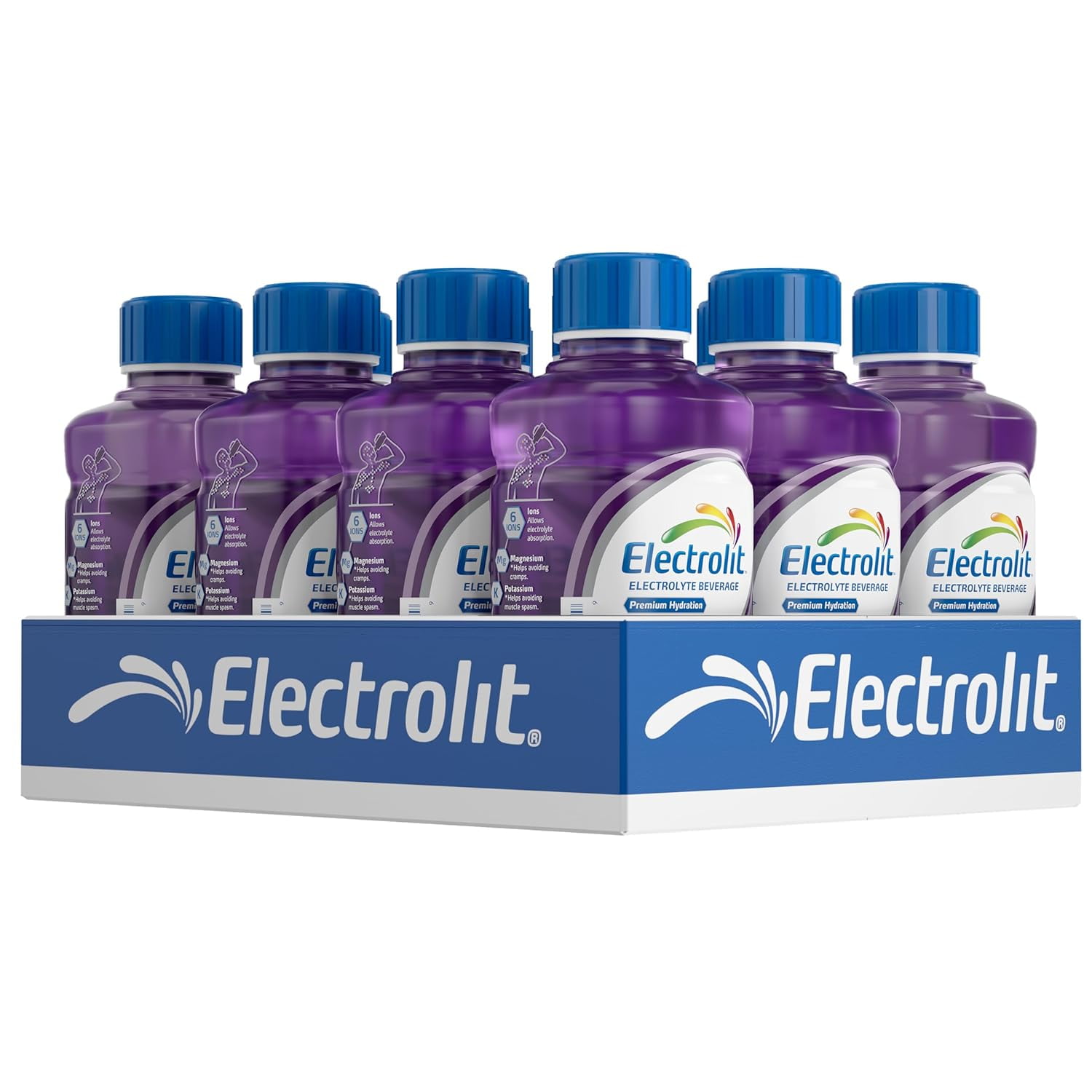 Electrolit Hydration Beverage Grape – 12 Bottles × 21 oz — Rapid ...