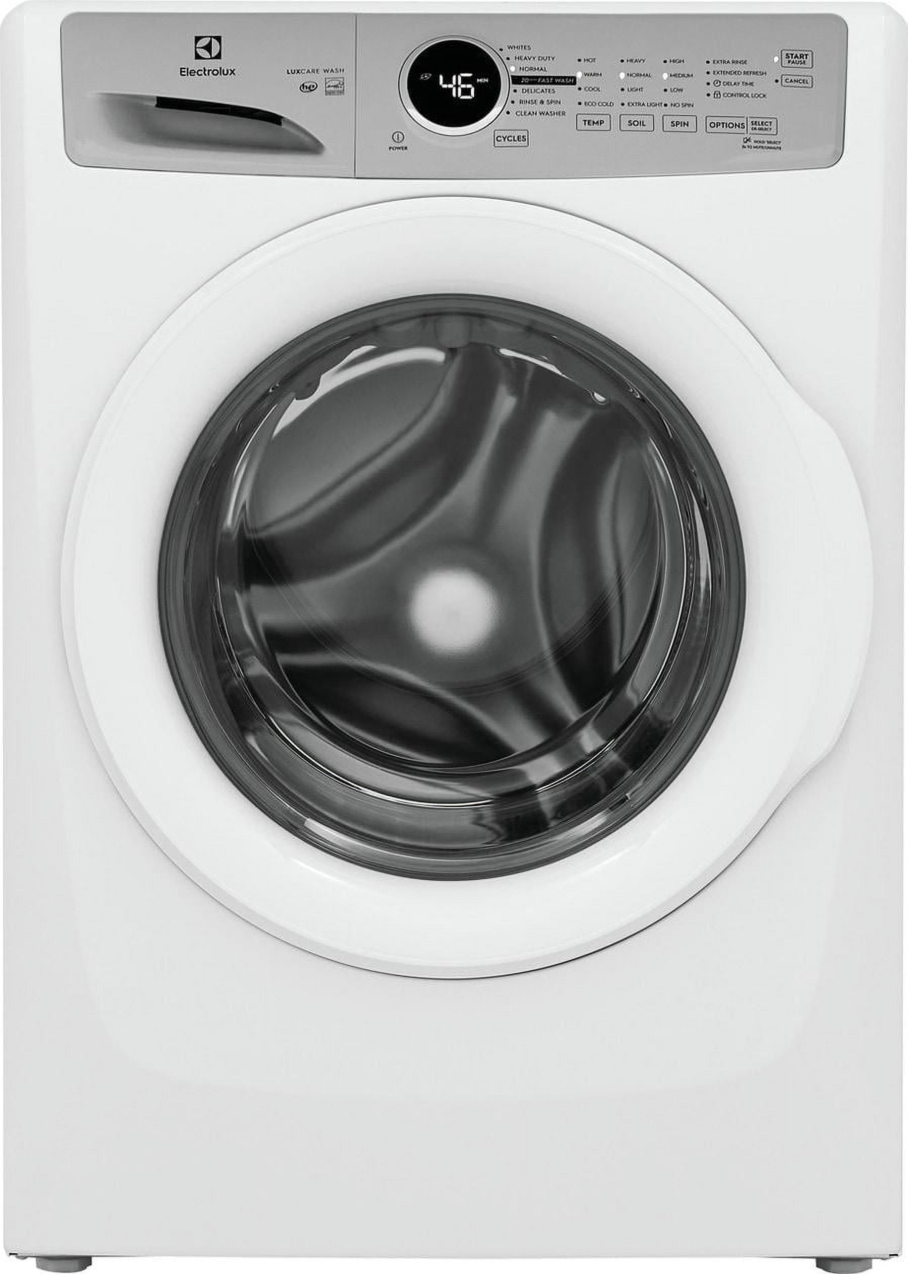 "Electrolux ELFW7337A White Front Load Washer - 27"" Wide, 4.5 Cu. Ft ...
