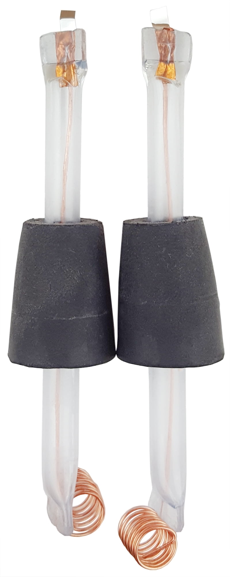 Electrolysis Platinum Tipped Electrodes with Stoppers. This is a set of ...