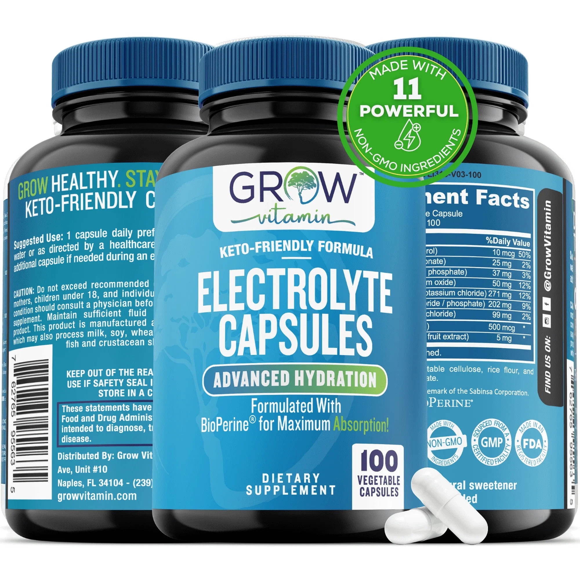 Electrolyte Capsules - Electrolyte Supplements for Supporting Energy ...