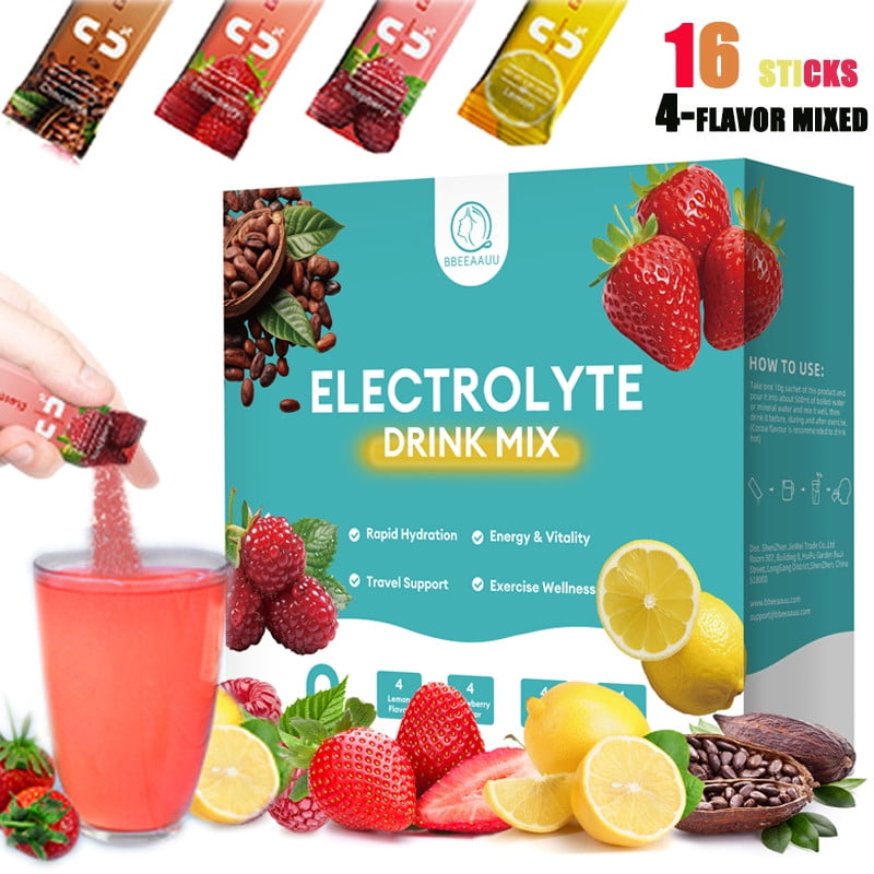 Electrolyte Complex Drink Mix Hydration Electrolytes Powder 16 Packets ...