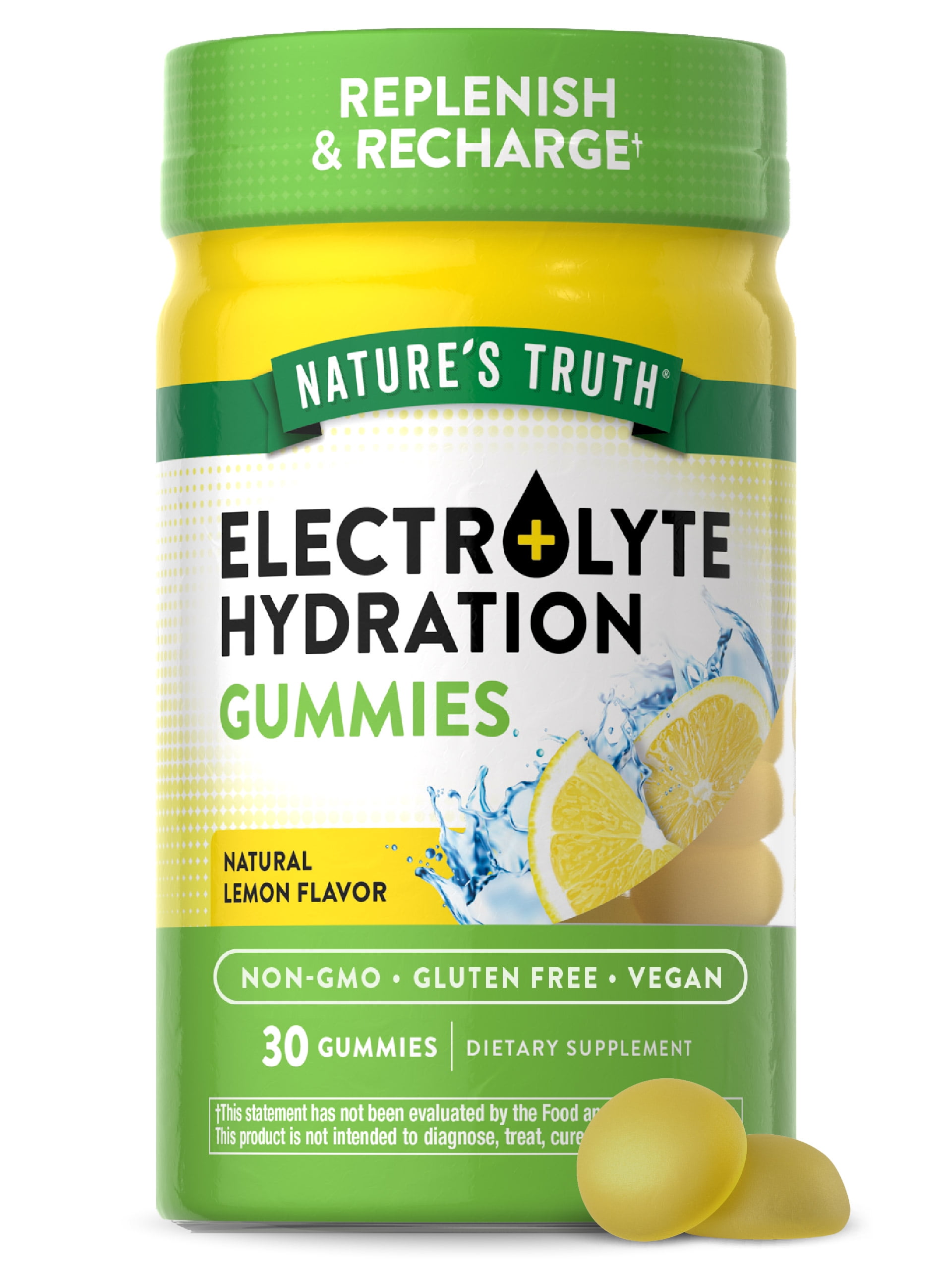Electrolyte Gummies for Hydration | 30 Count | Vegan, Non-GMO & Gluten ...