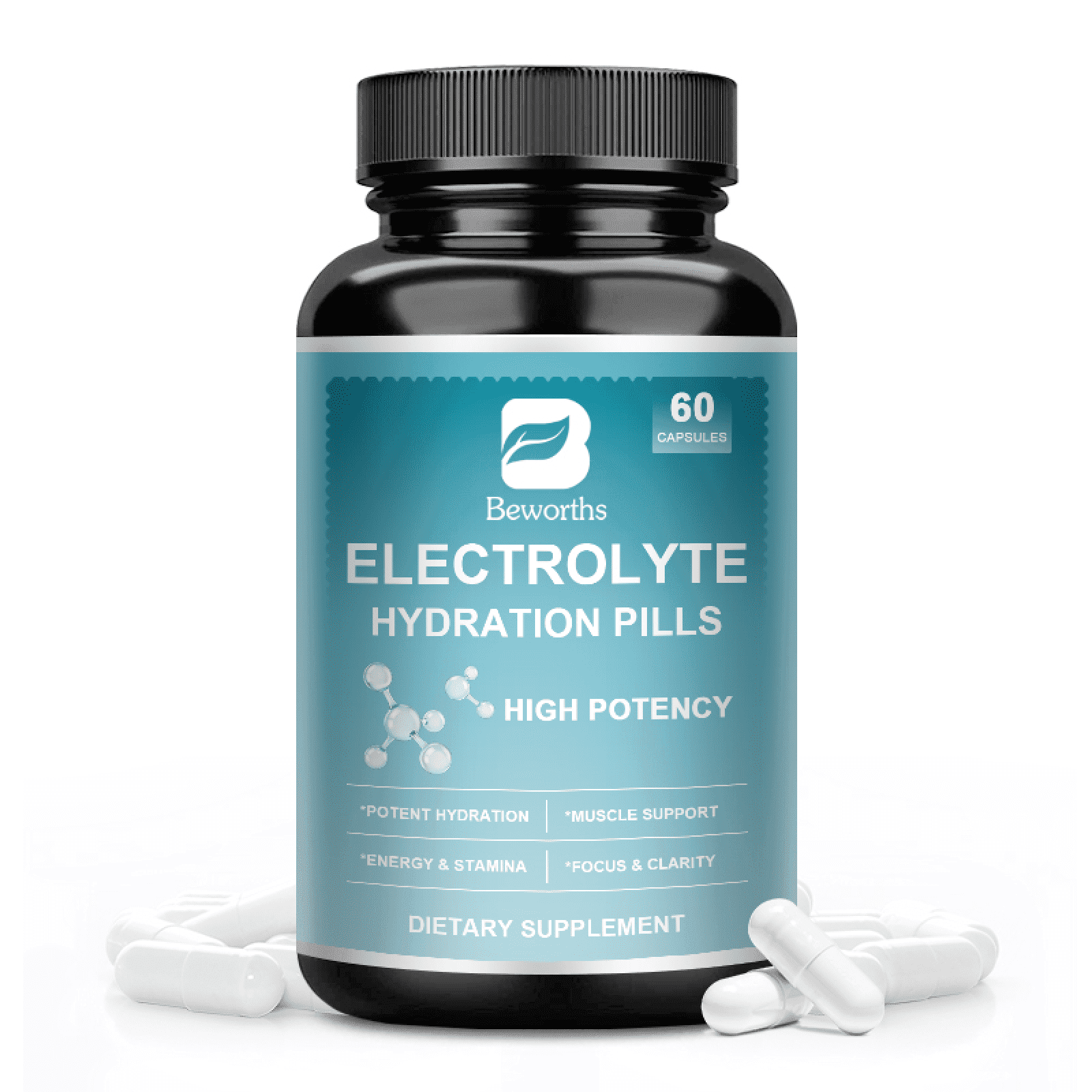 Electrolyte Hydration Pills | Electrolyte Supplements with Magnesium, Potassium Chloride, Sodium ...