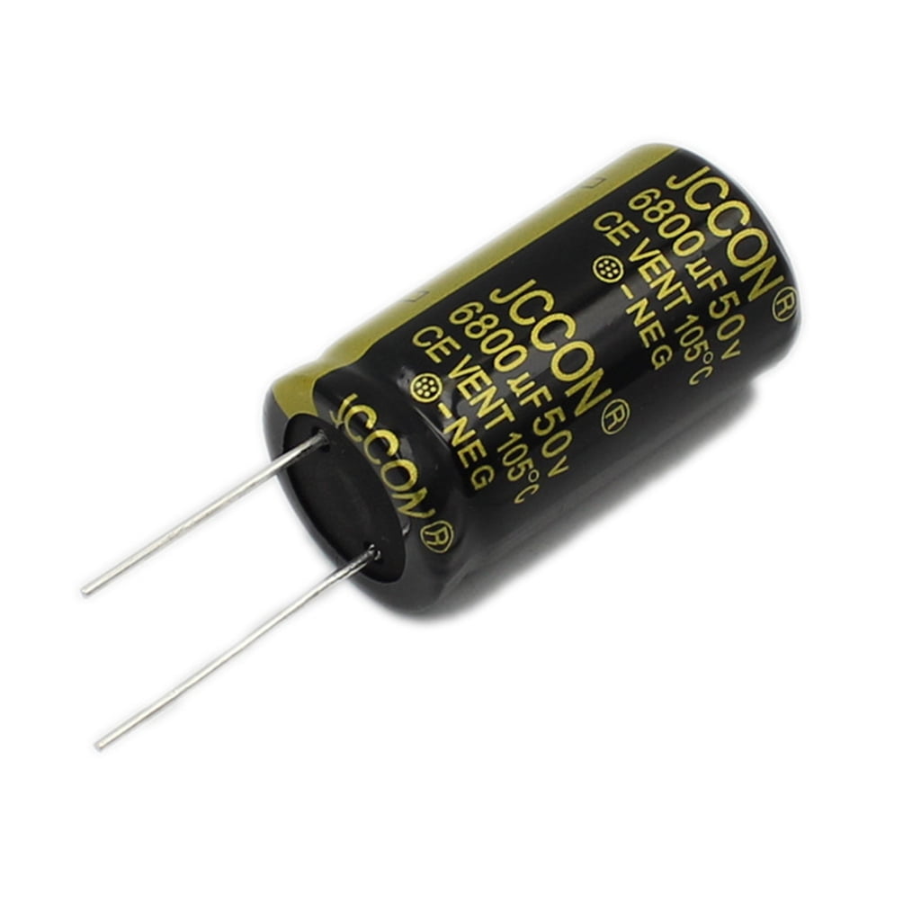 Electrolytic Capacitor Low Profile Snap in 6800UF 50V Condenser ...