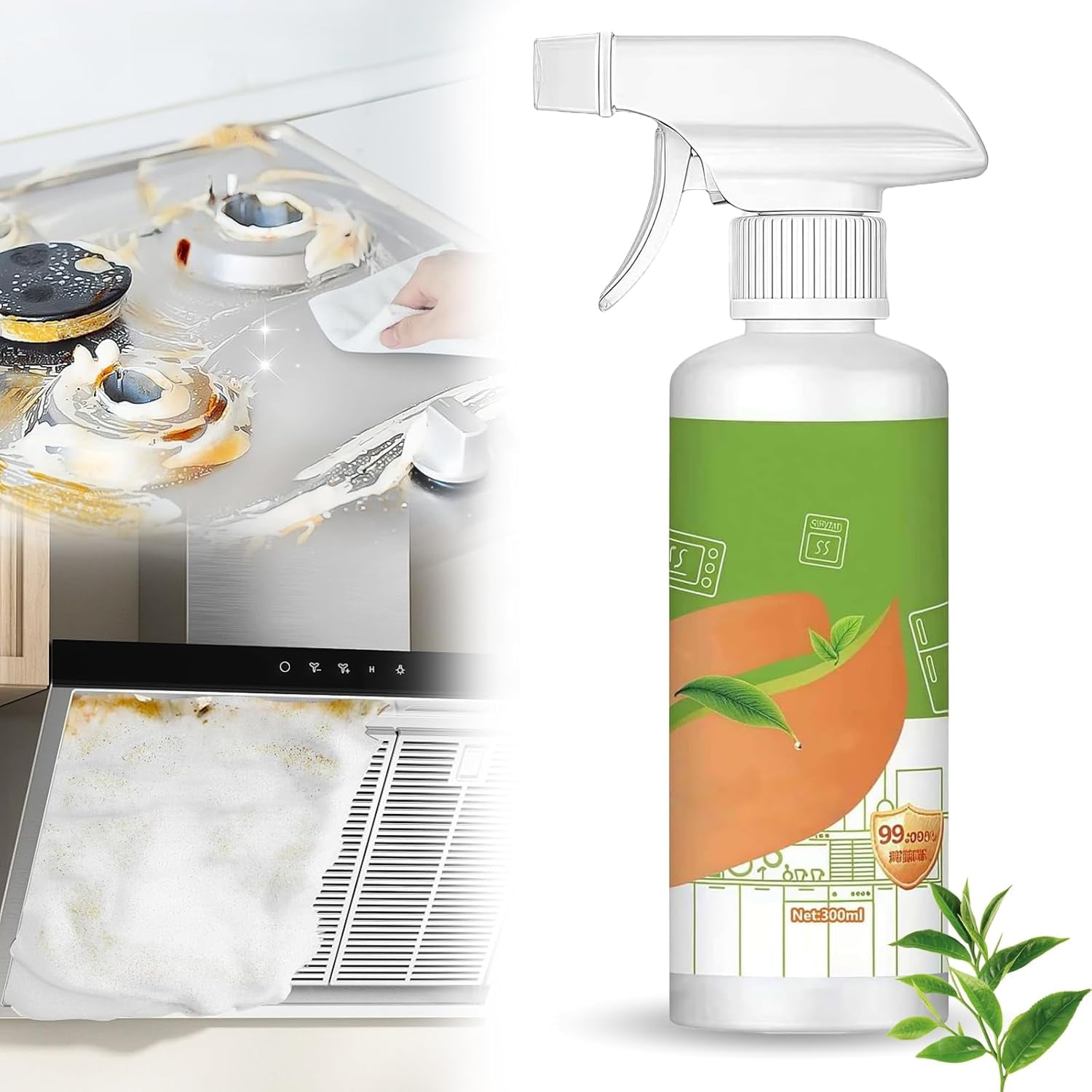 Electrolyzed Ion Kitchen, 10 OZ Multi-Purpose Household and Kitchen ...