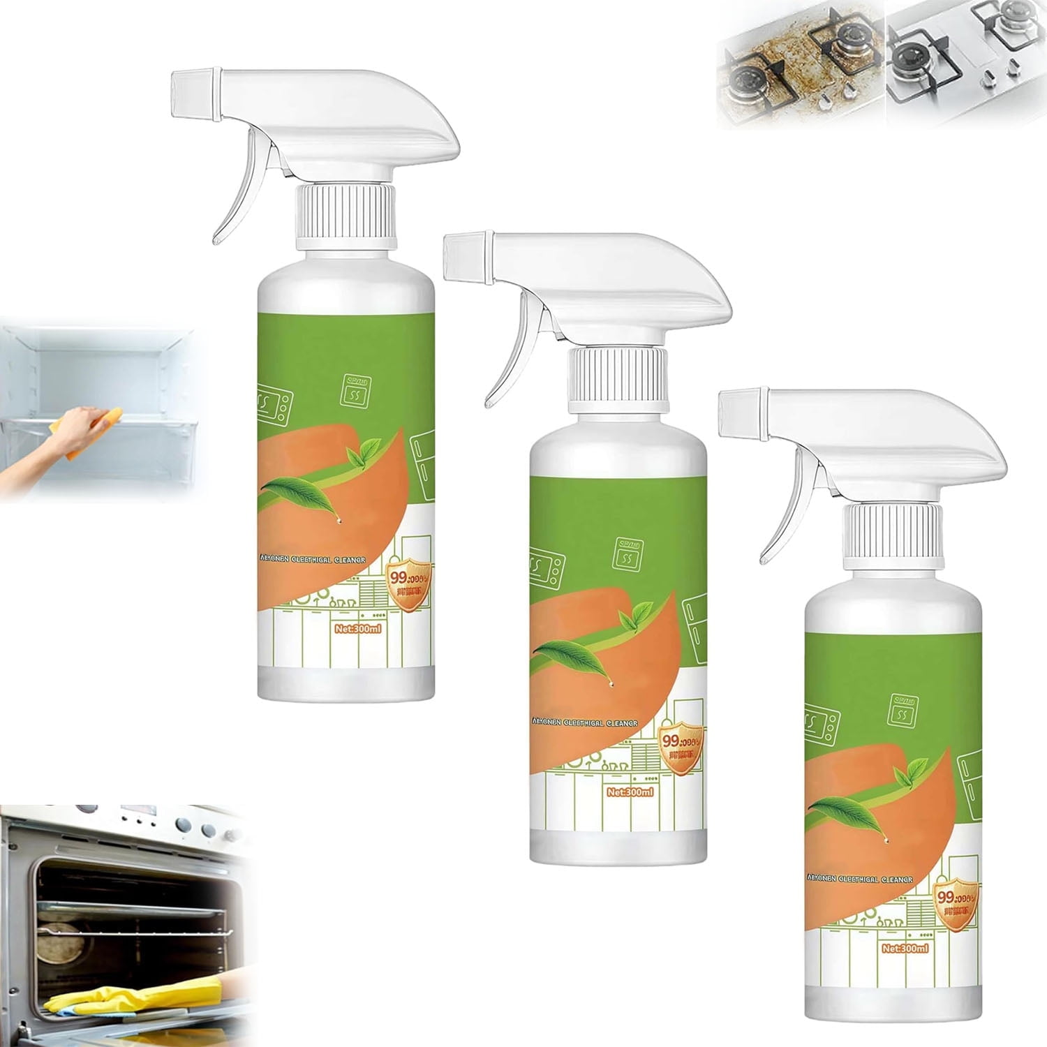 Electrolyzed Ion Kitchen Cleaner, 300ML Electrolyzed Ion Kitchen ...