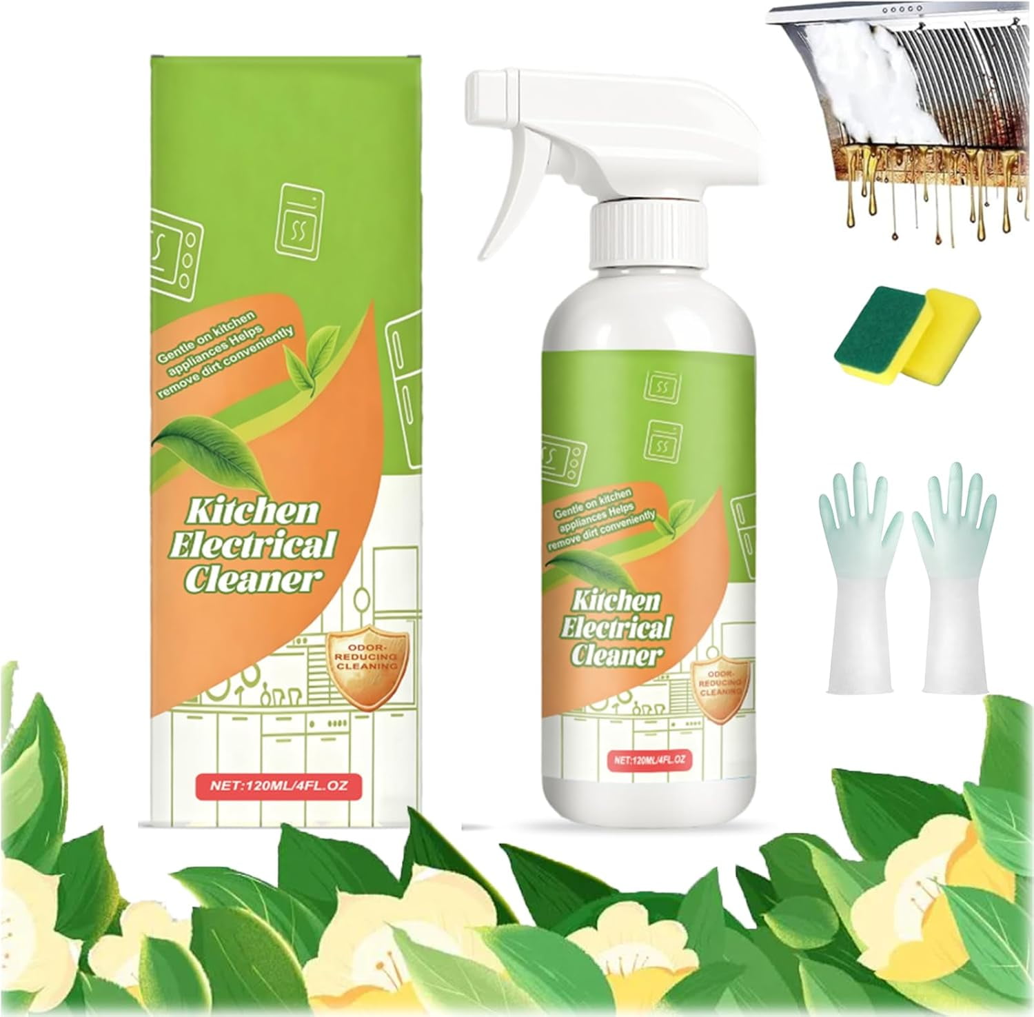Electrolyzed Ion Kitchen Cleaner Spray, Advanced Formula Effectively ...