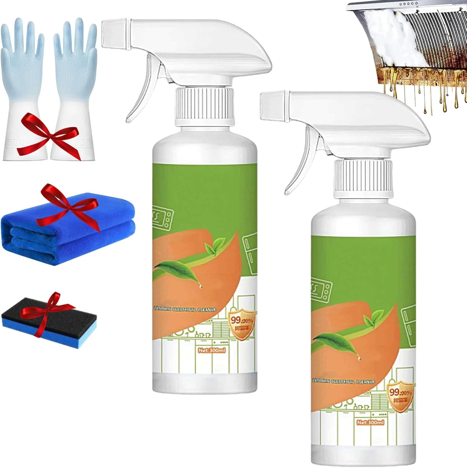 Electrolyzed Ion Kitchen Cleaner Spray,All-Purpose Kitchen Cleaner - 10 ...