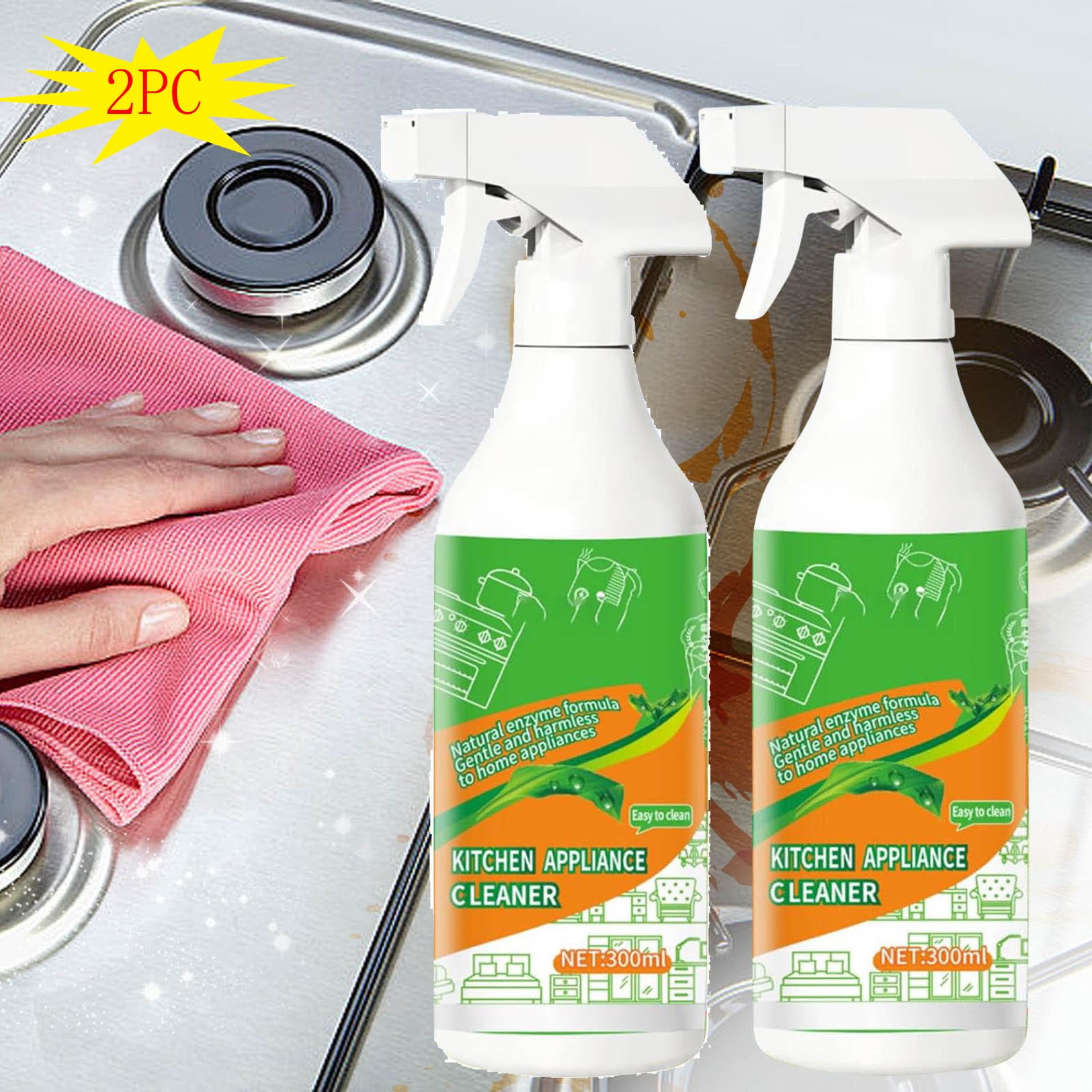 Electrolyzed Ion Kitchen Cleaner Spray, Cleanse Kitchen Appliance ...