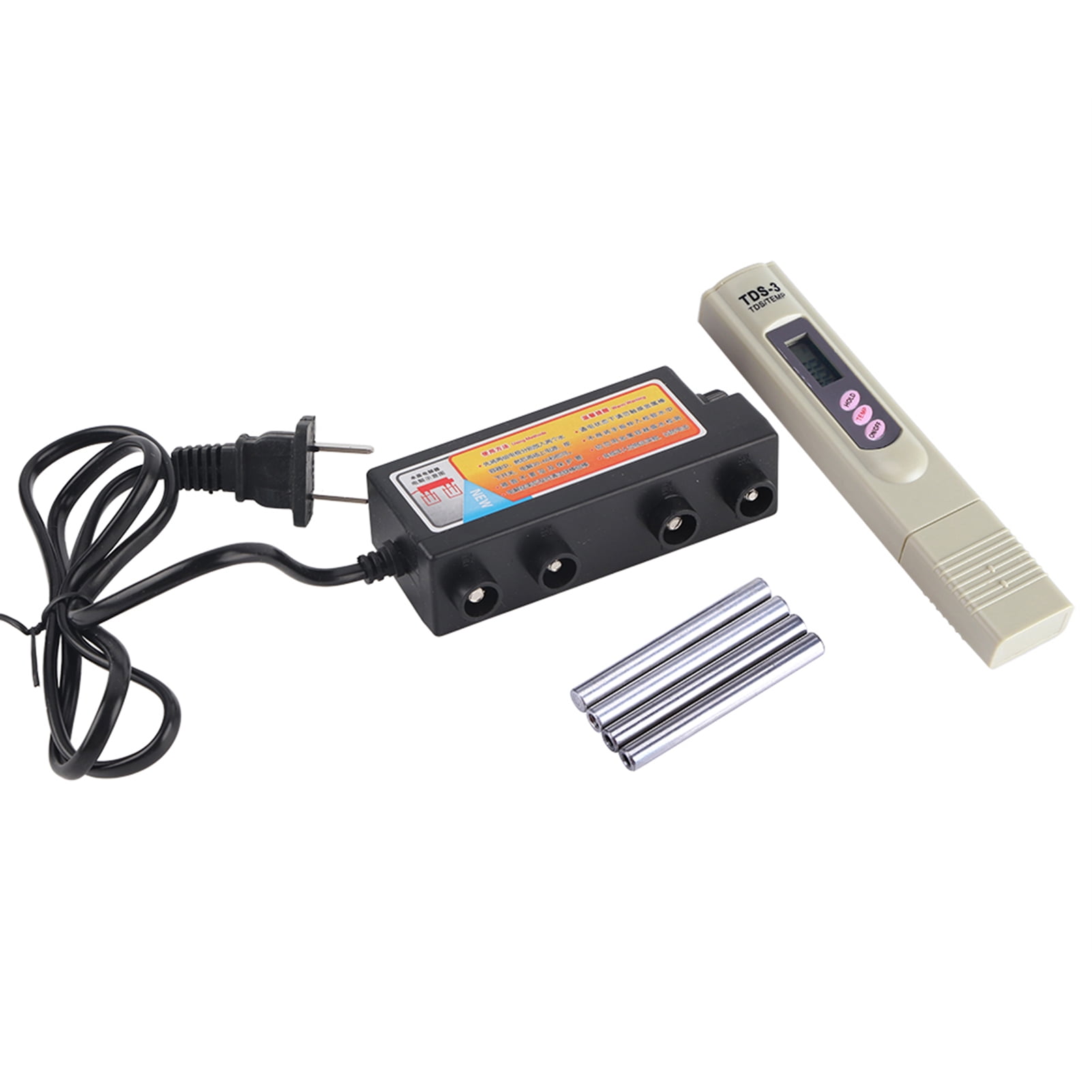 Electrolyzer Quick Water Quality Testing Electrolysis Iron Bars Digital ...