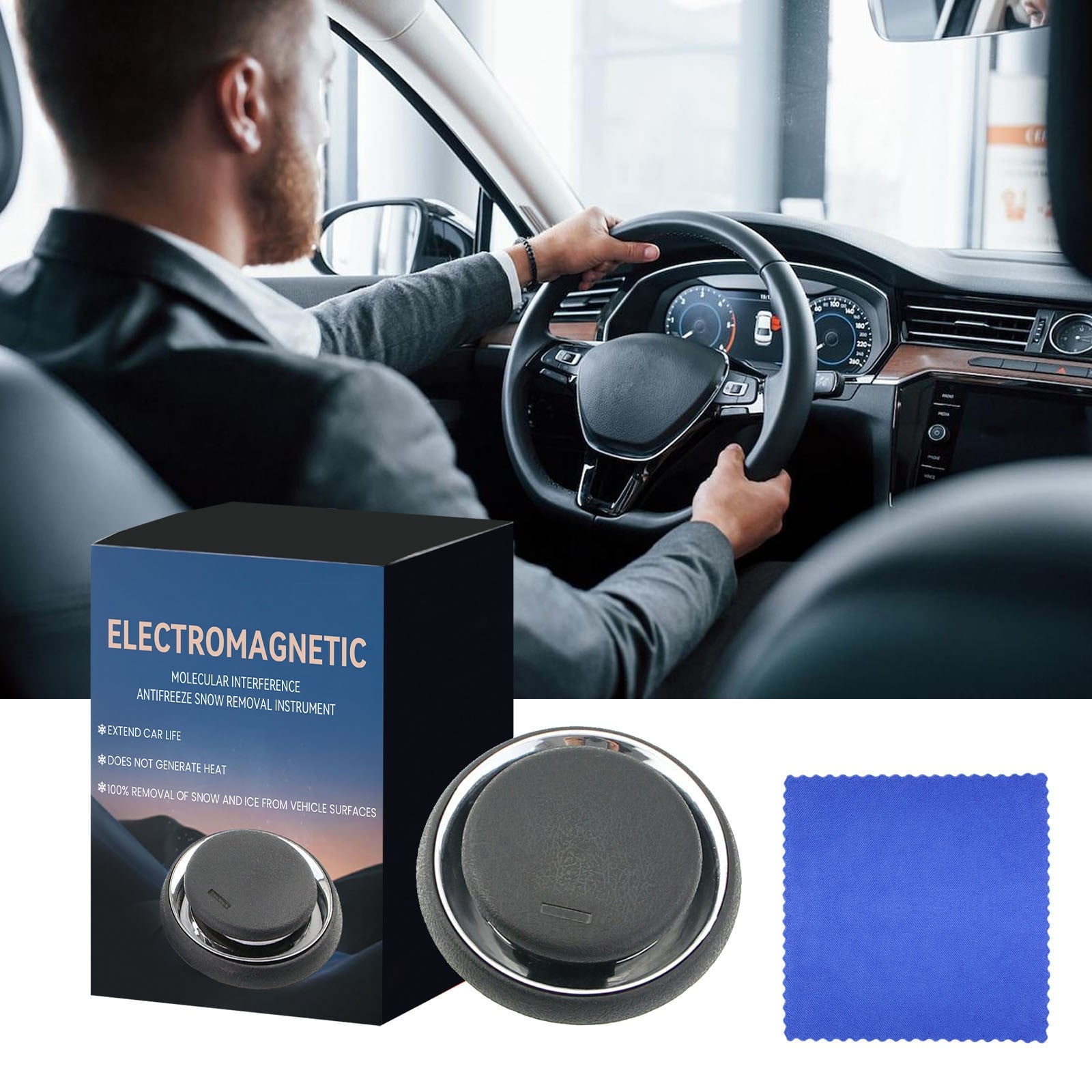 Electromagnetic Car Snow Removal Device, 2024 New Anti-Freeze Snow Removal Instrument, Vehicle ...