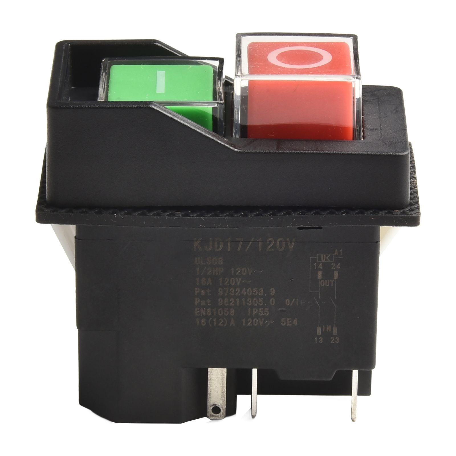 Electromagnetic Control KJD17 Pushbutton Switch Designed for Garden Tools and Machinery with ...