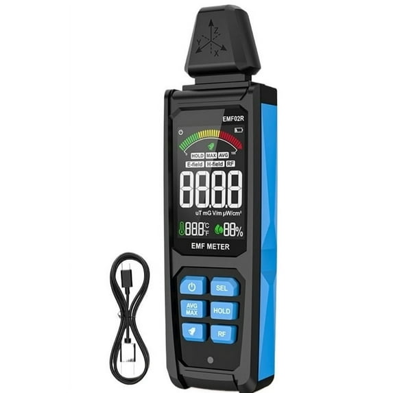 Electromagnetic Field Meter Radiation Tester EMF Analyzers Radiation ...