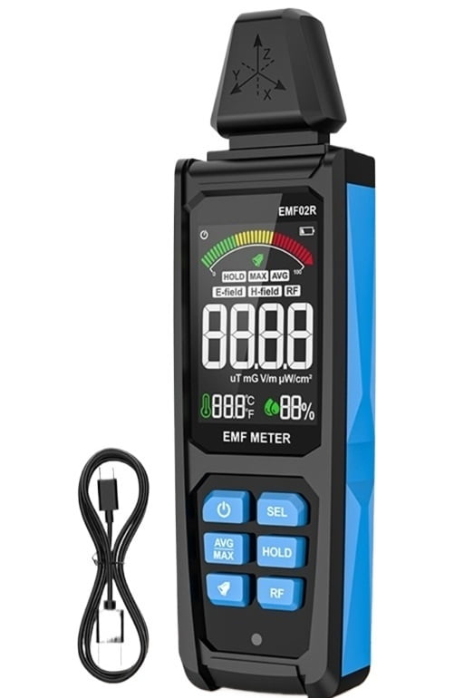 Electromagnetic Field Meter Radiation Tester EMF Analyzers Radiation ...