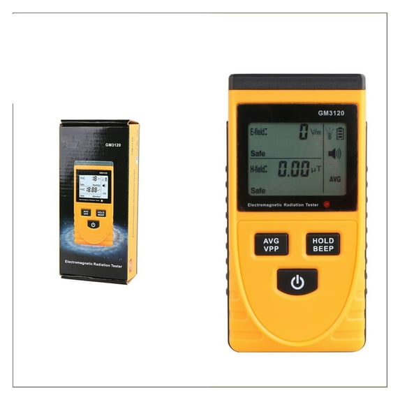 Electromagnetic Field Radiation Detector Tester Emf Meter Rechargeable ...