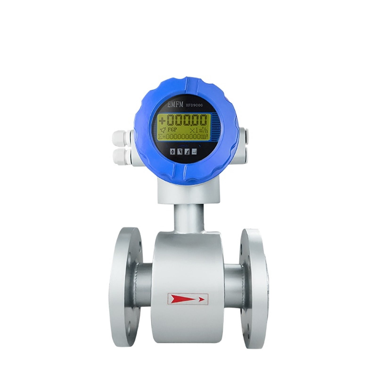 Electromagnetic Flowmeter For Sewage Waste Water Electronic Integrated ...