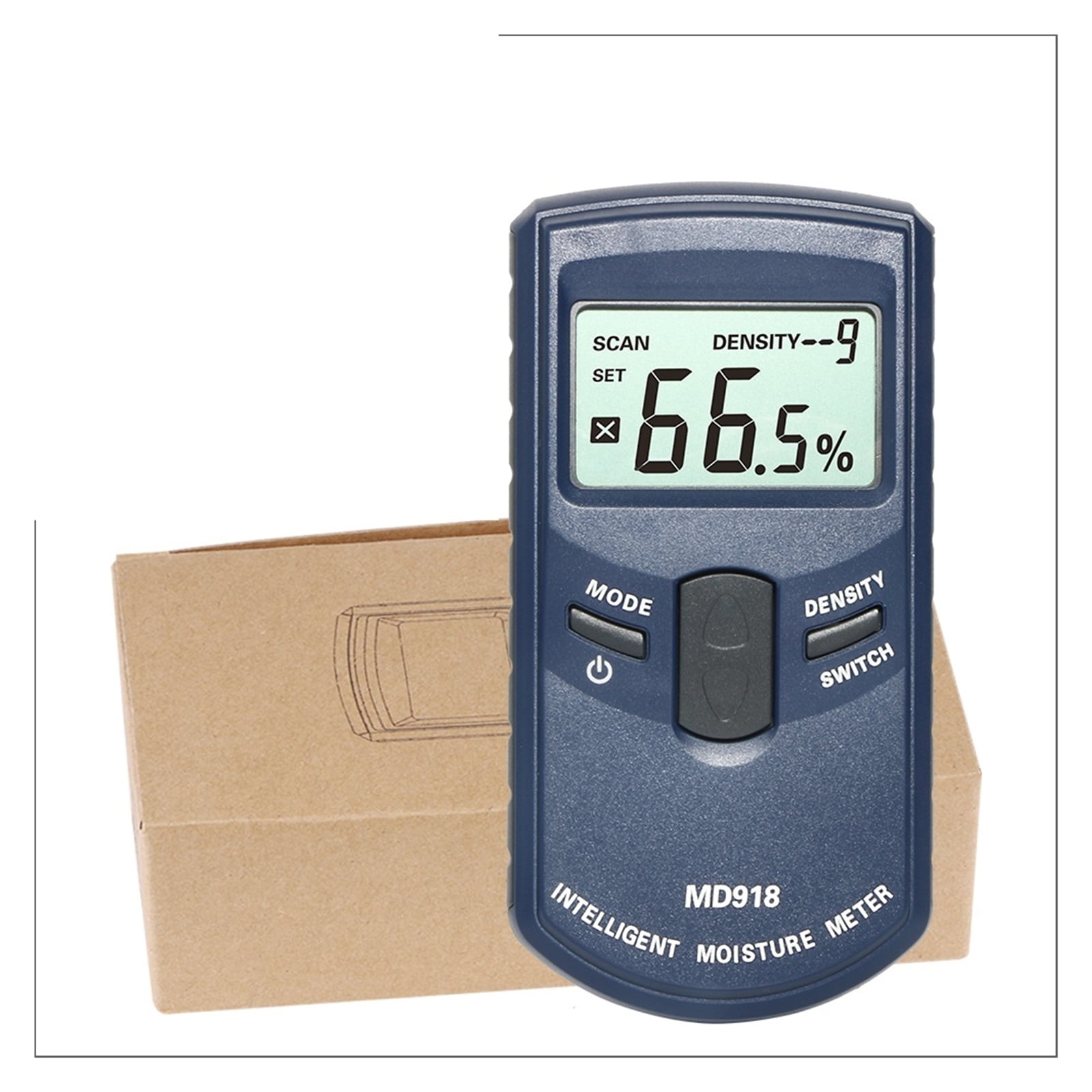 Electromagnetic Induction Digital Wood Moisture Meter Wood Humidity ...