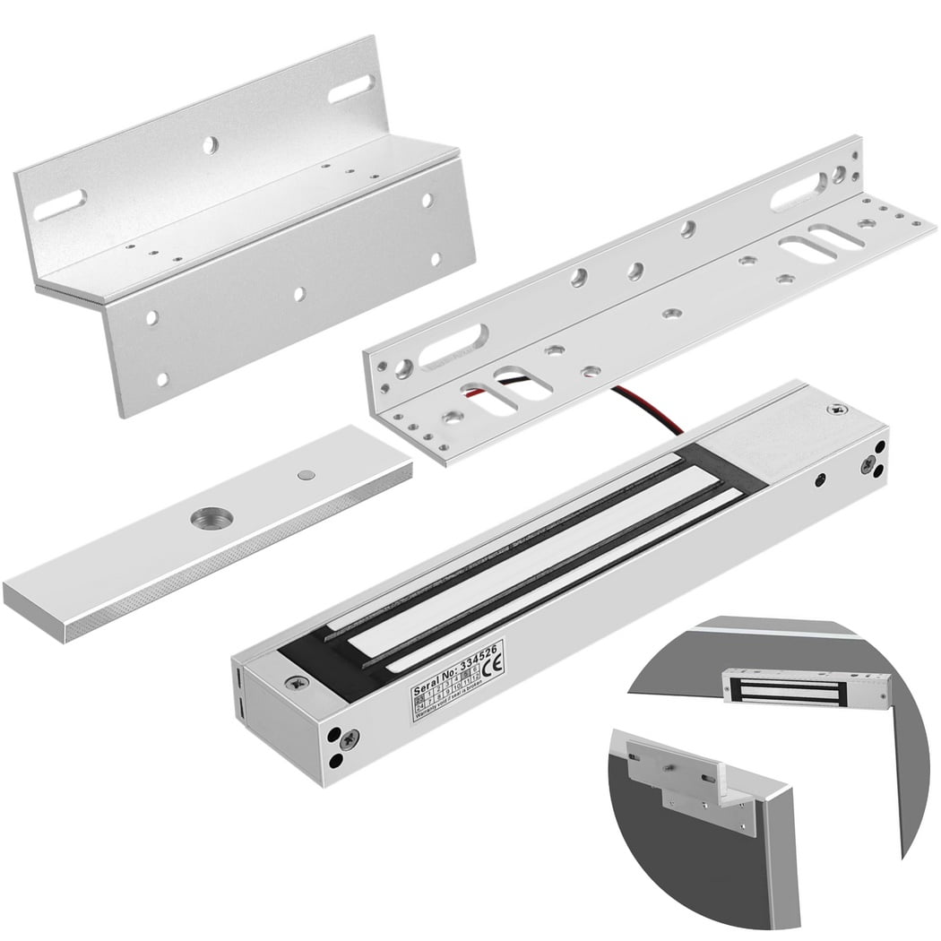 Electromagnetic Lock with ZL Brackets, Waterproof Electric Magnetic ...