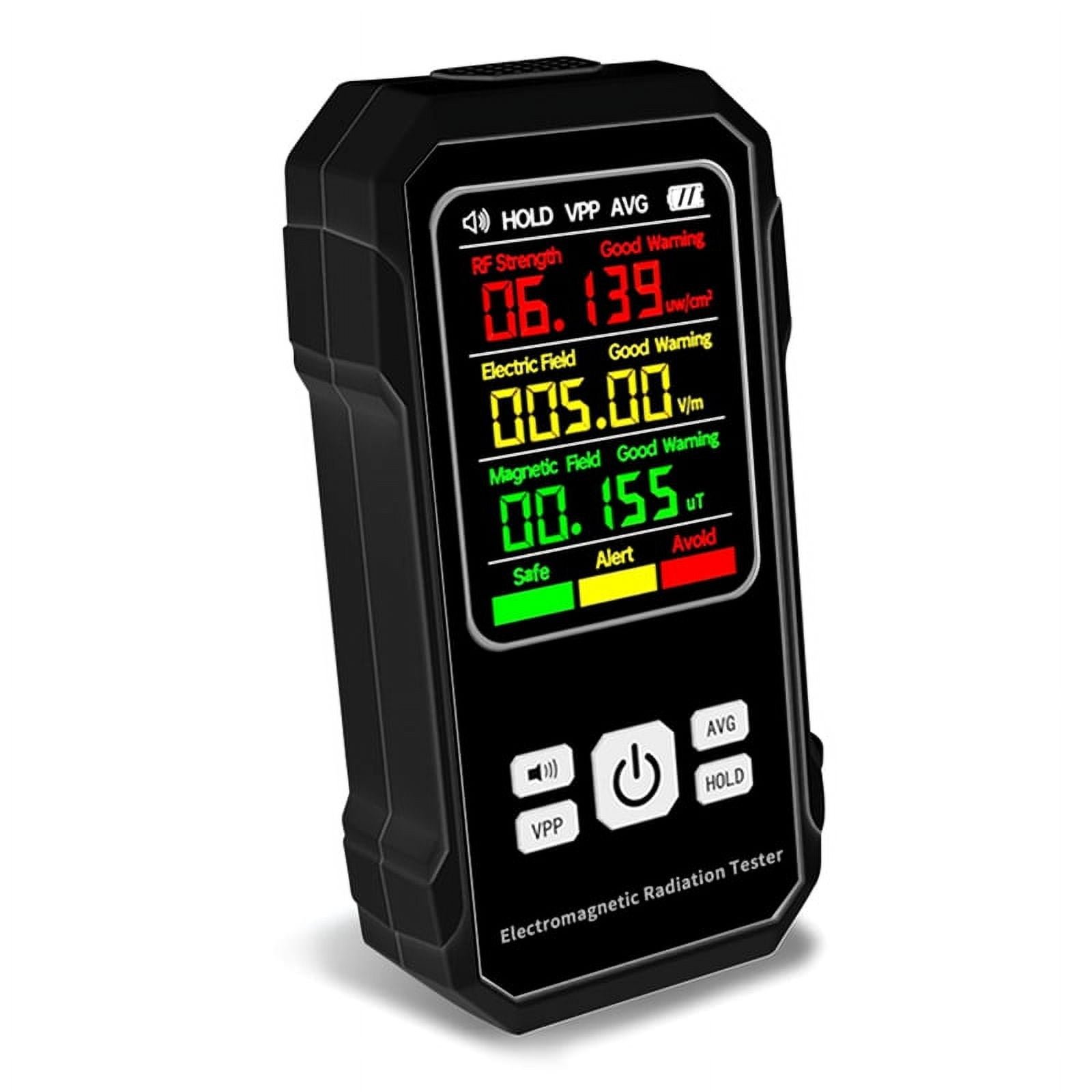 Electromagnetic Radiation Detector Electric Magnetic Field Tester Meter ...