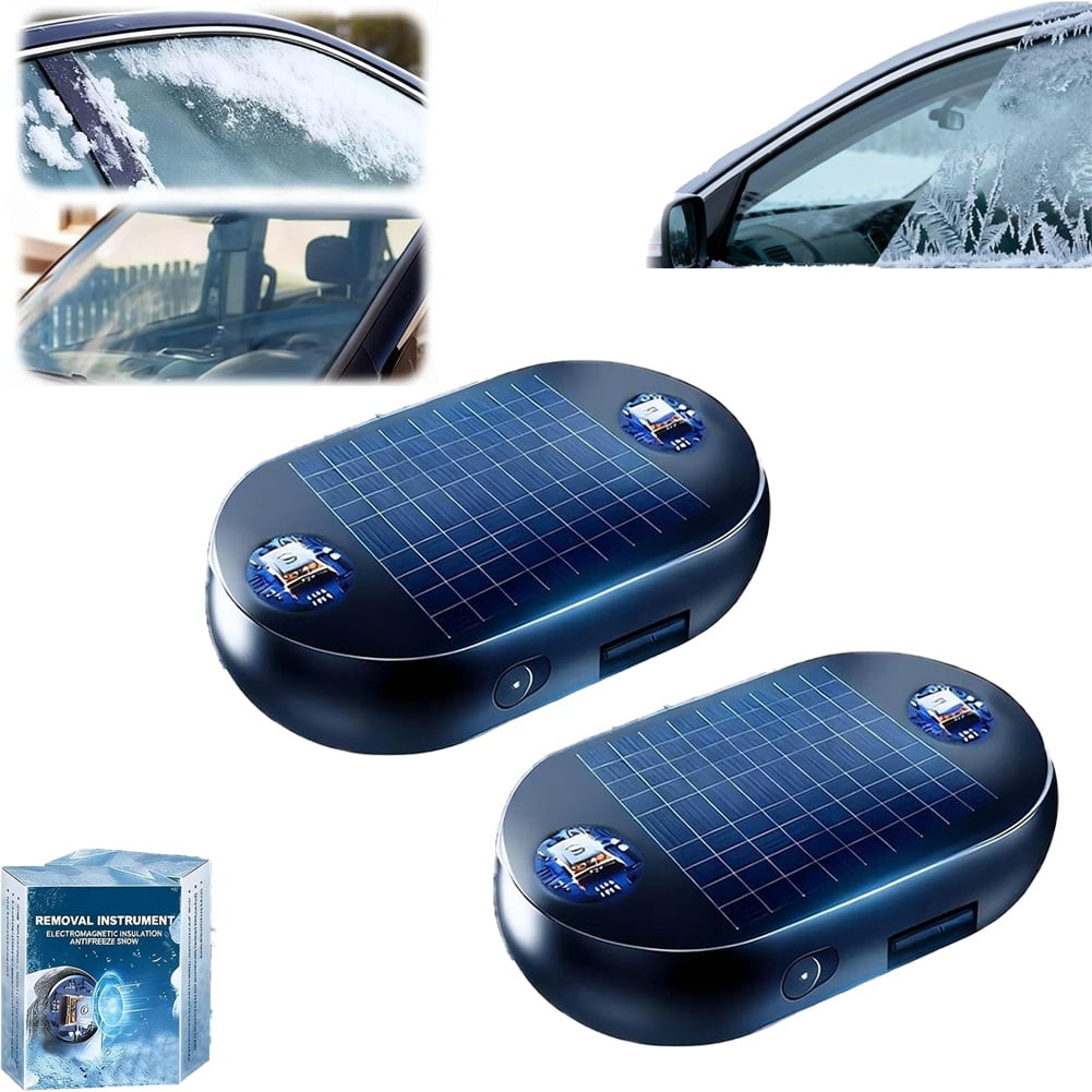 Electromagnetic Snow Melter for Cars ,2026 New Solar-Powered Car Snow ...