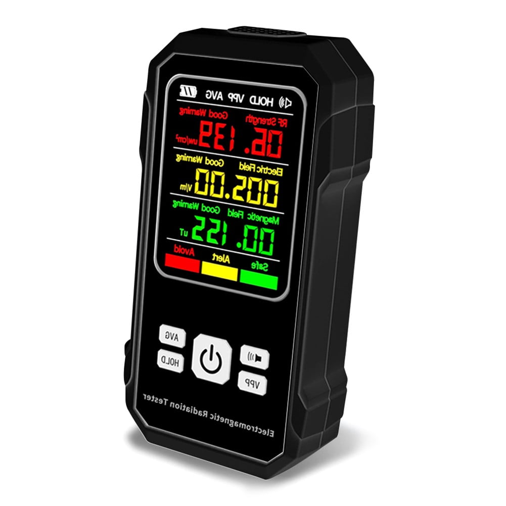 Electromagnetic radiation detector electric field and magnetic strength ...