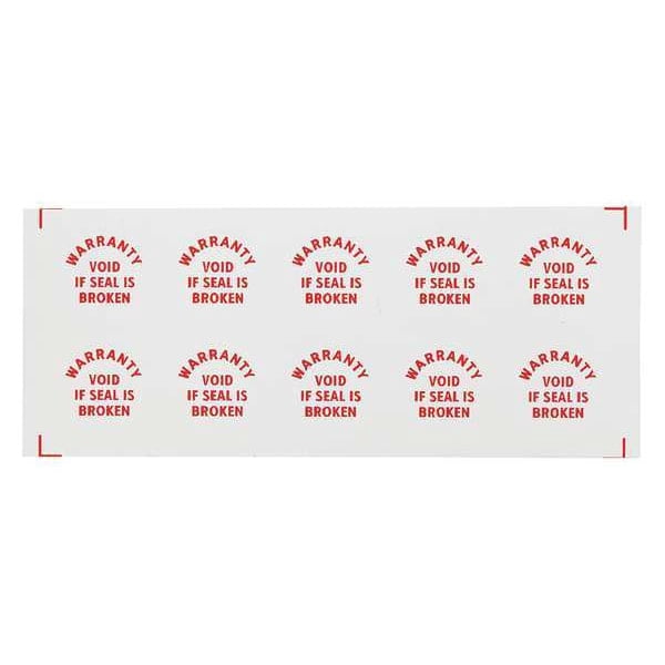 Electromark Calibration Label,Red/White,PK200 Y604699 - Walmart.com