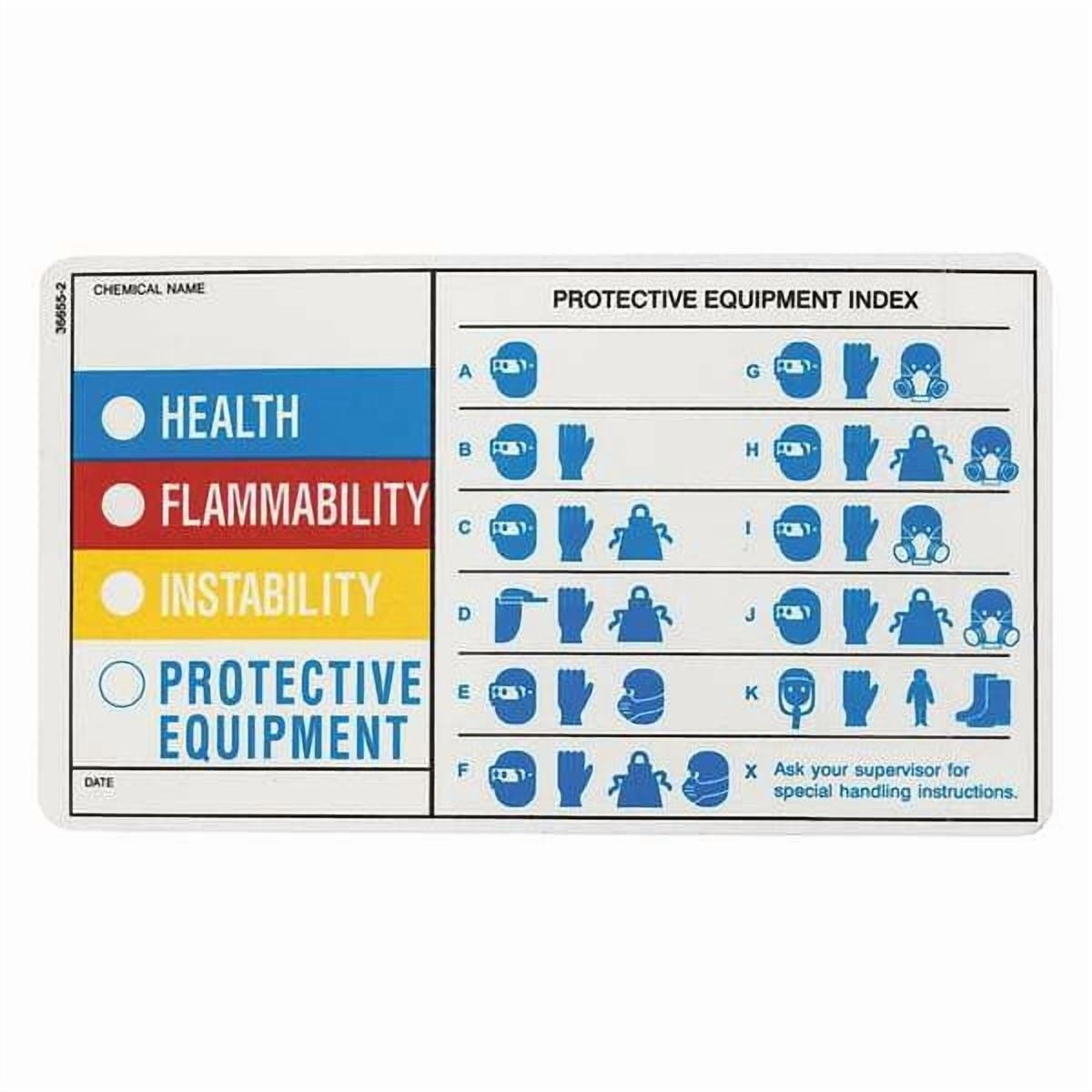 Electromark Label, HMIG, Polyester, 7 in W, 4 in H Y604389 - Walmart.com