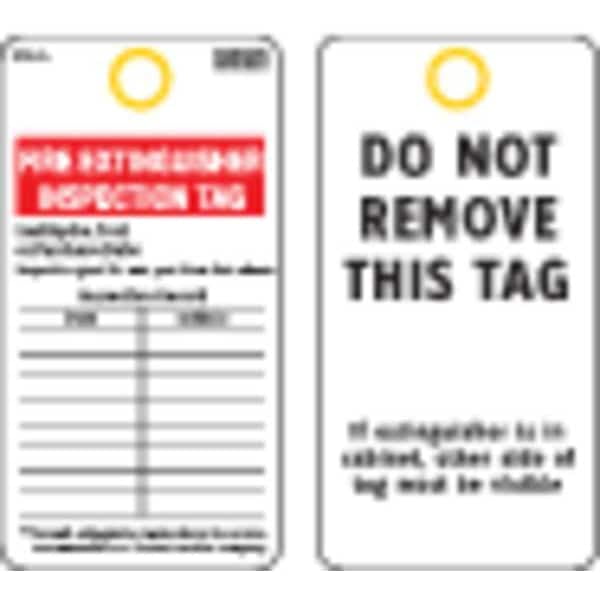 Electromark Tag,White,Cardstock,5-3/8inH,3inW,PK25 Y604036 - Walmart.com