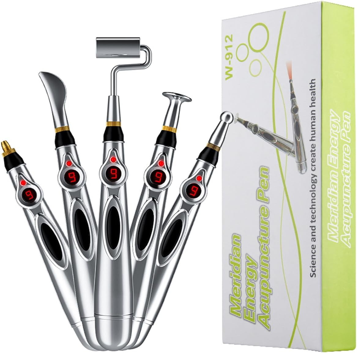Electronic Acupuncture Massage Pen, Electric Meridian Energy Pen Relief ...