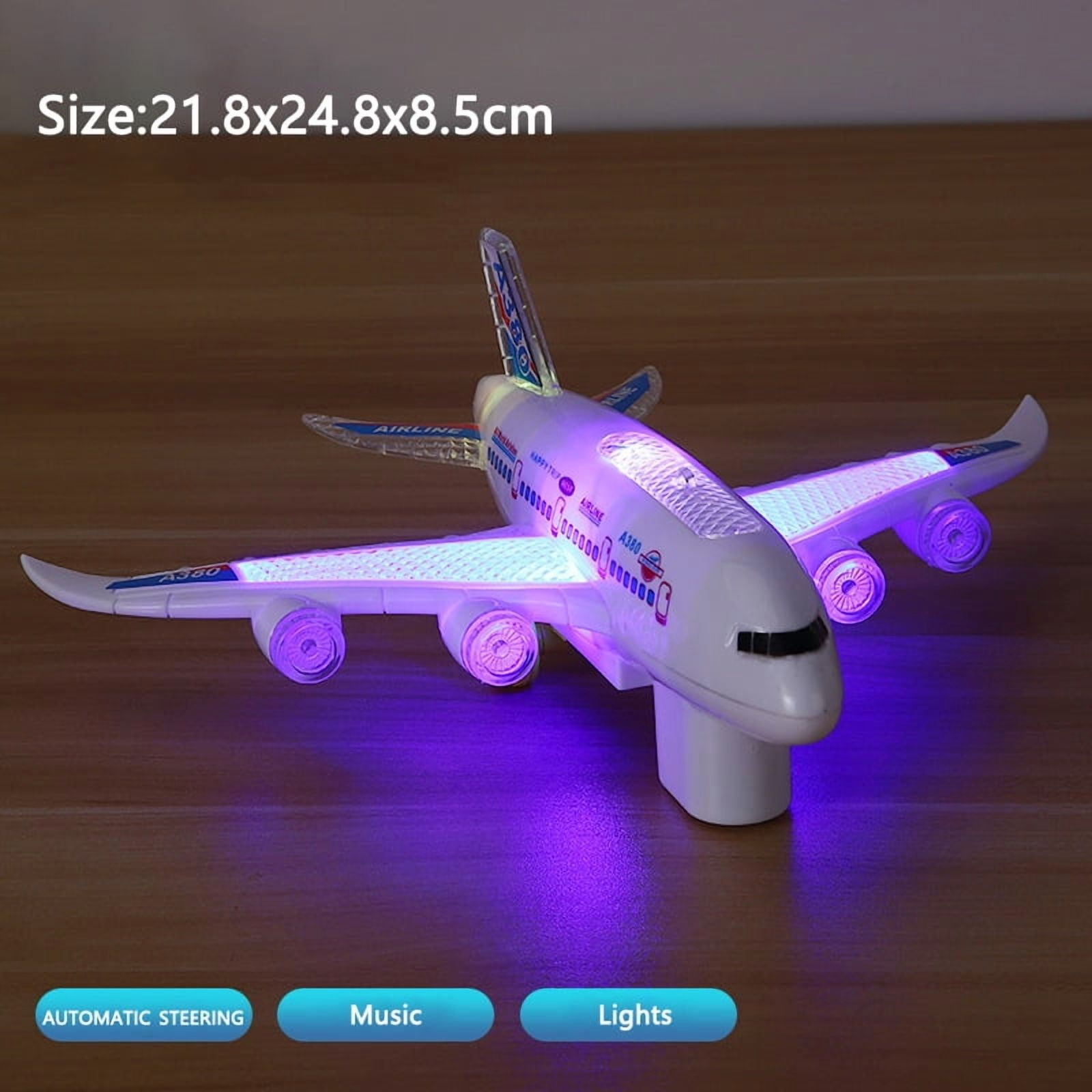 Electronic Aeroplane Toy with Music & Light Airplane Toy Electric ...