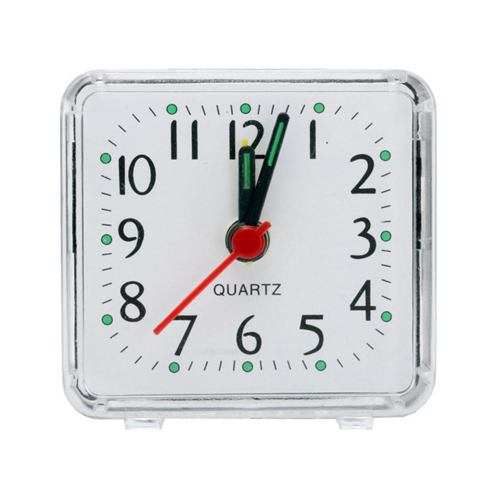 Electronic Alarm Clock, Bedside Clocks Battery Powered, Silent Non ...