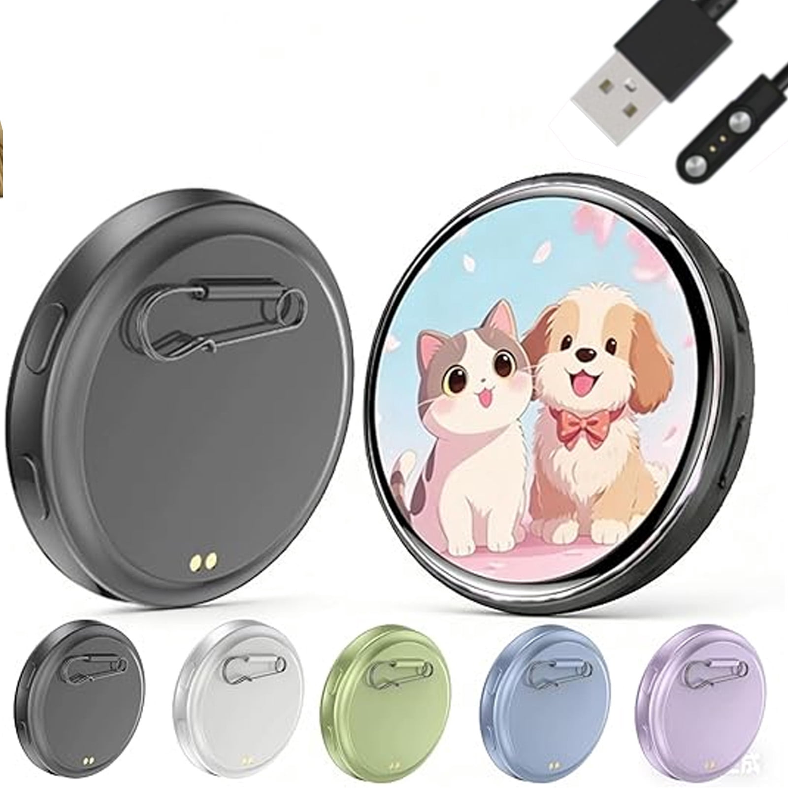 Electronic Badge Digital Display Pin Ips Pixel Digitals Badges with HD ...