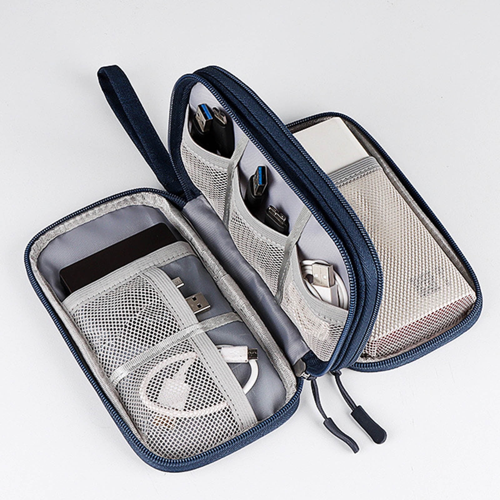 Electronic Bag Travel Cable Accessories Bag Waterproof Double Layer ...
