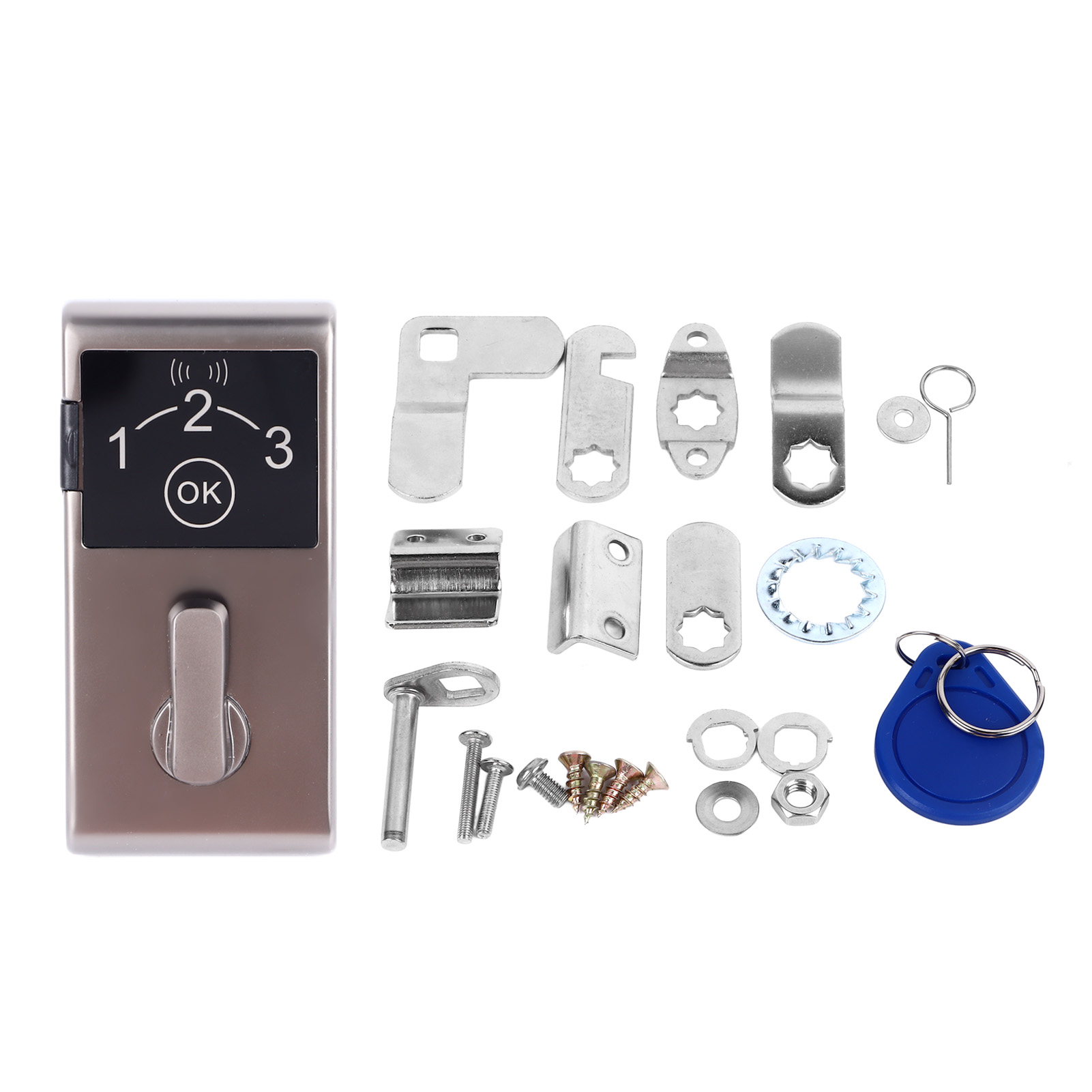 Electronic Cabinet Lock Anti Theft Keyless Induction Card Digital Coded ...