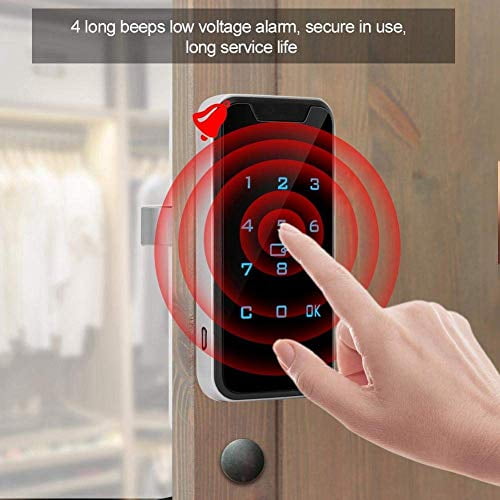 Electronic Cabinet Lock, Zinc Alloy Smart Digital RFID Password Keyless ...