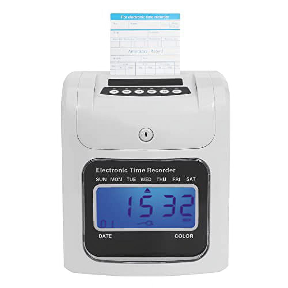 Electronic Calculating Time Clock, Employees in/Out Time Tracker, Small ...