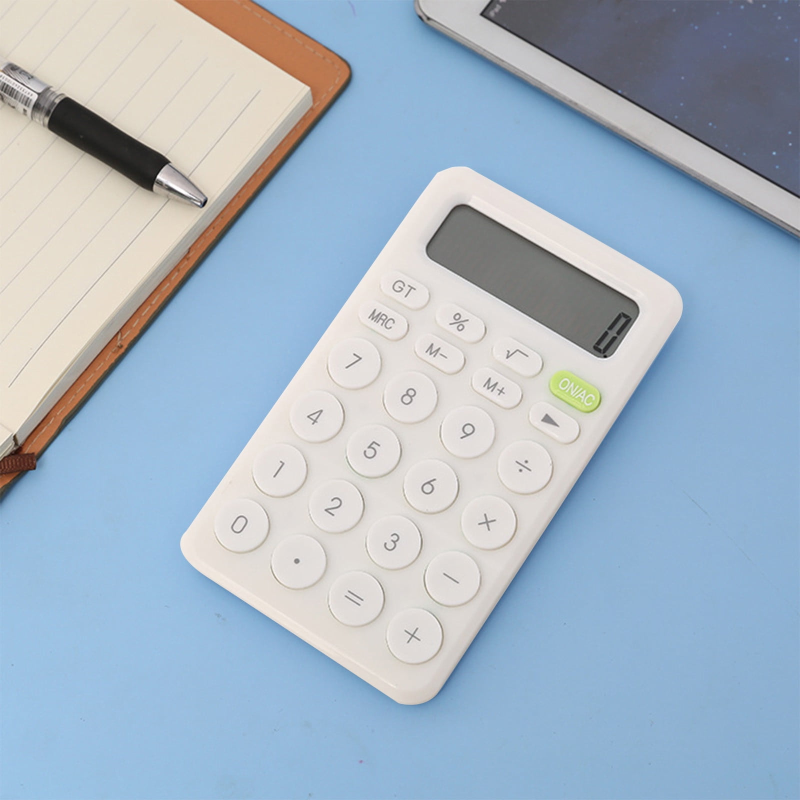 Electronic Calculator 8 Digits Large LCD Display Small Desktop ...