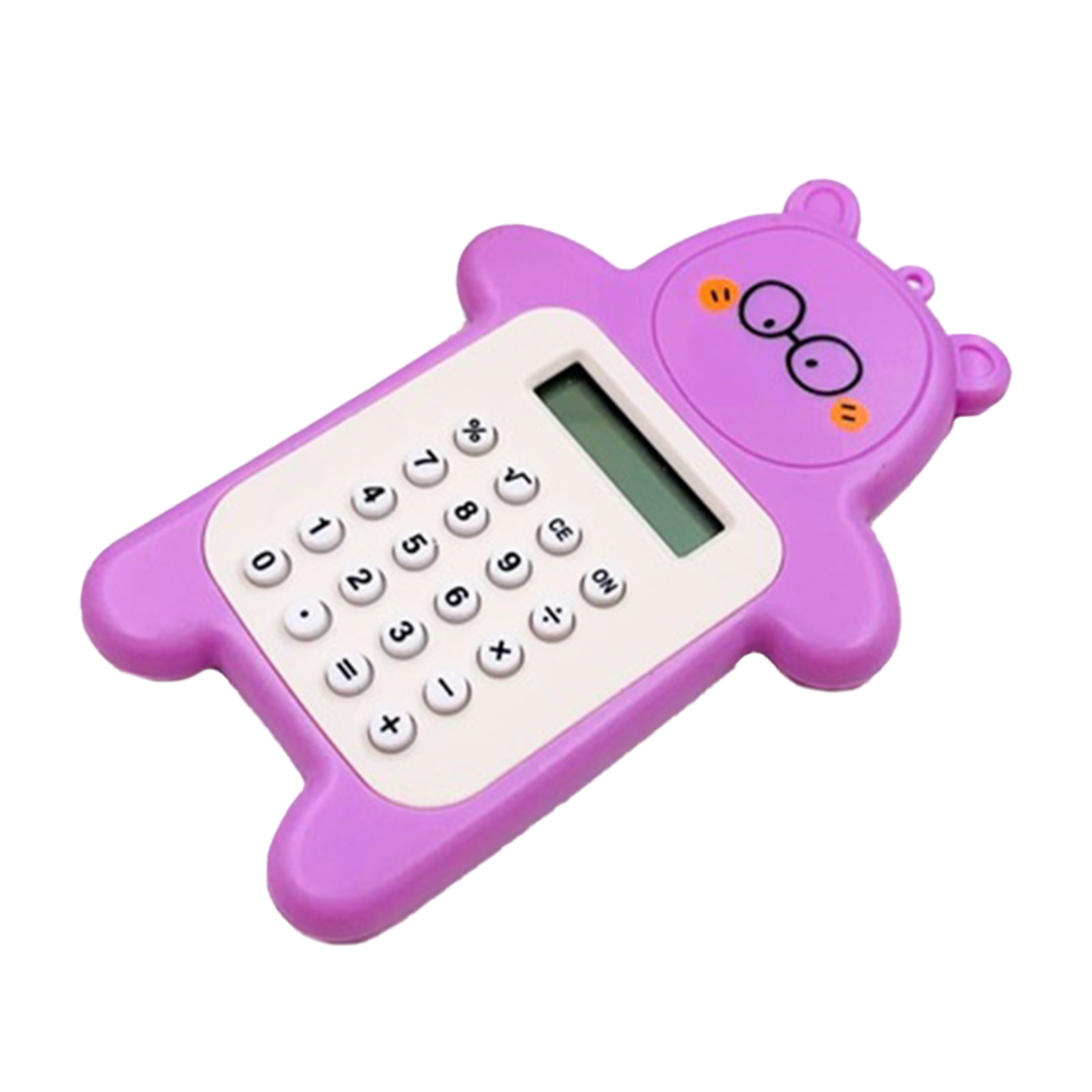 Electronic Calculator Adorable Bear Shape Plastic Lively Face ...