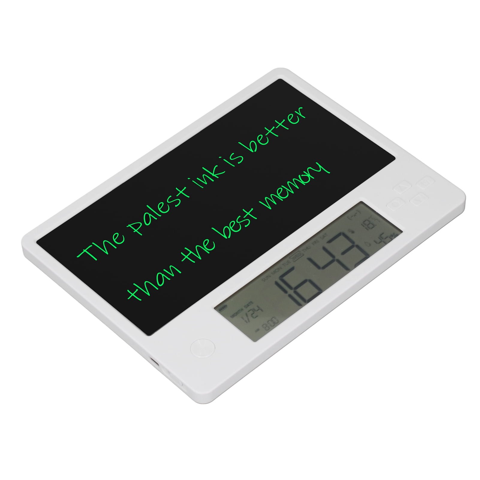 Electronic Calendar with Notepad LCD Handwriting Board Digital Date ...