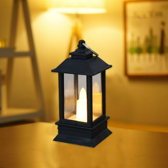 Electronic Candle Ambient Light Christmas Mini Oil Lamp Style Night ...