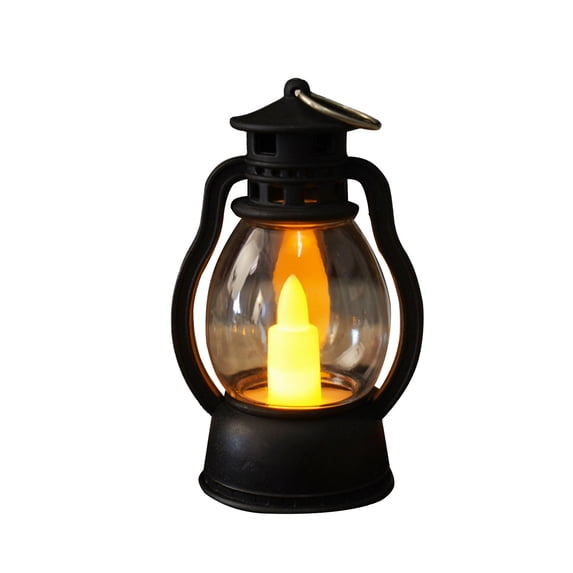 Electronic Candle Ambient Light Mini Oil Lamp,Flickering Flame Effect ...