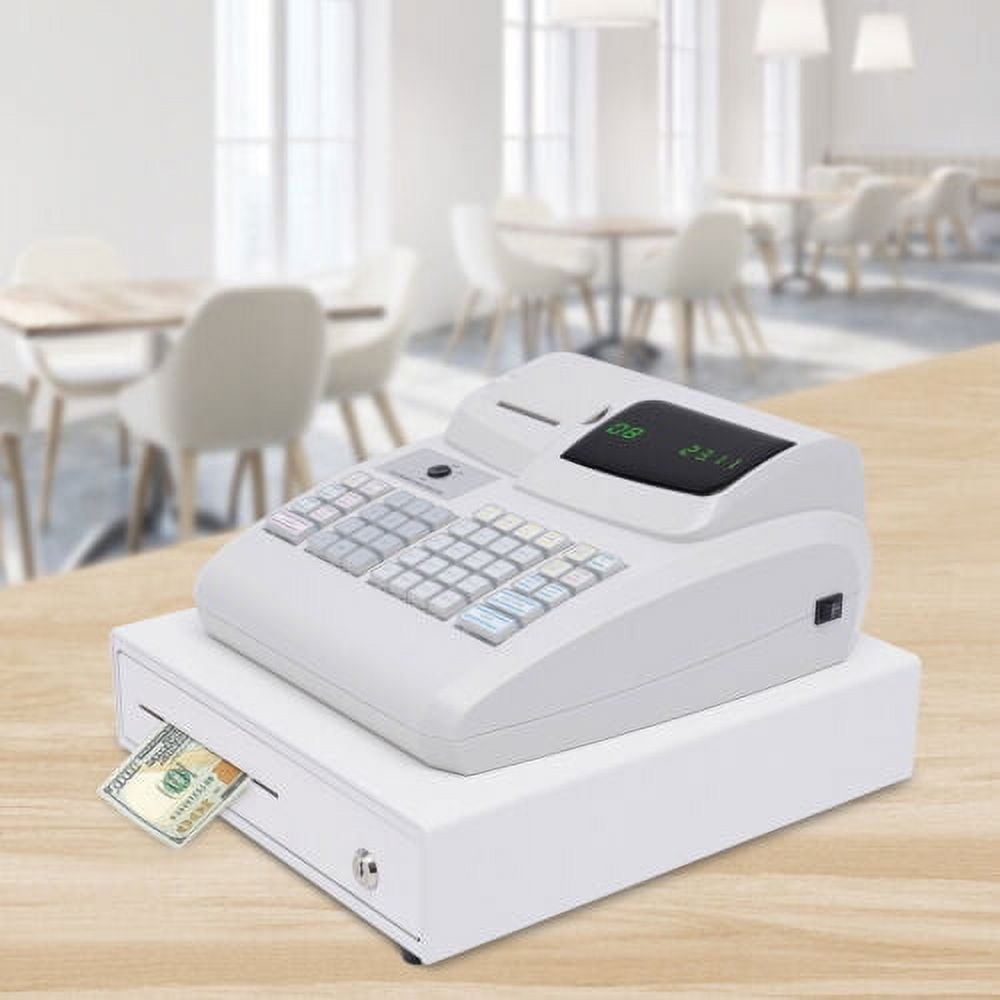 Electronic Cash Register Drawer Box LED Display For Bills Coins ...