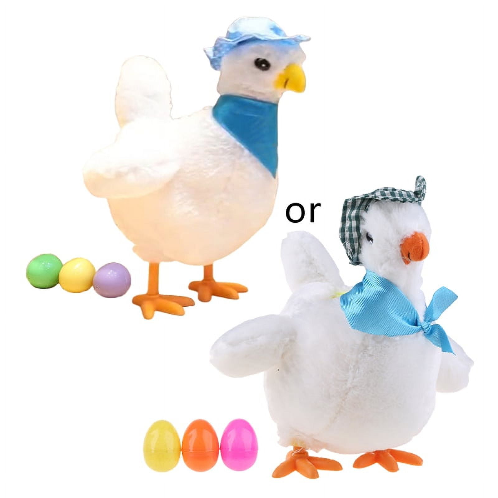 Electronic Chicken Plush Toy Electric Funny Singing Dancing Laying Egg ...