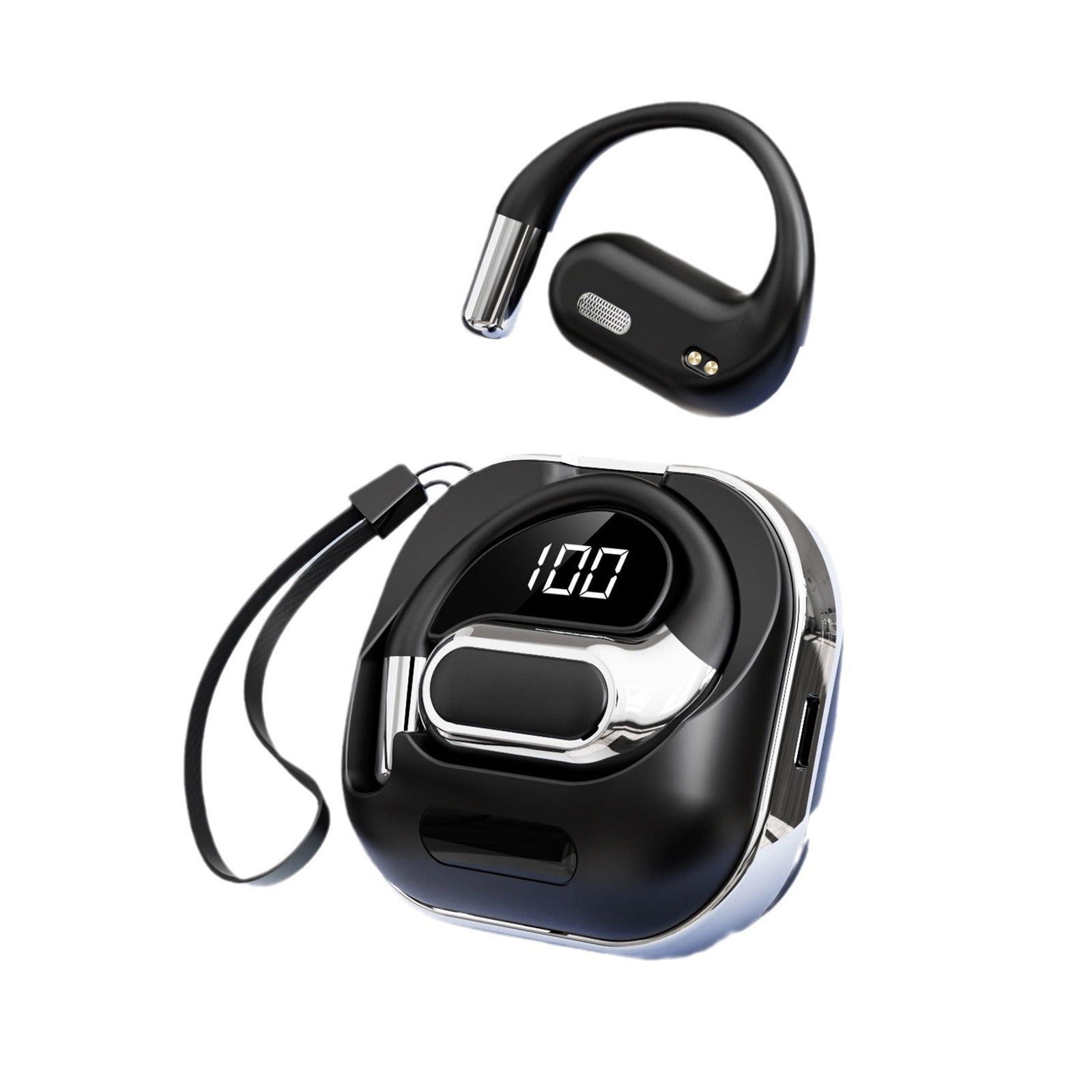 Electronic Clearance! Wireless Bluetooth Headphones QTOCIO Ear Hanging ...