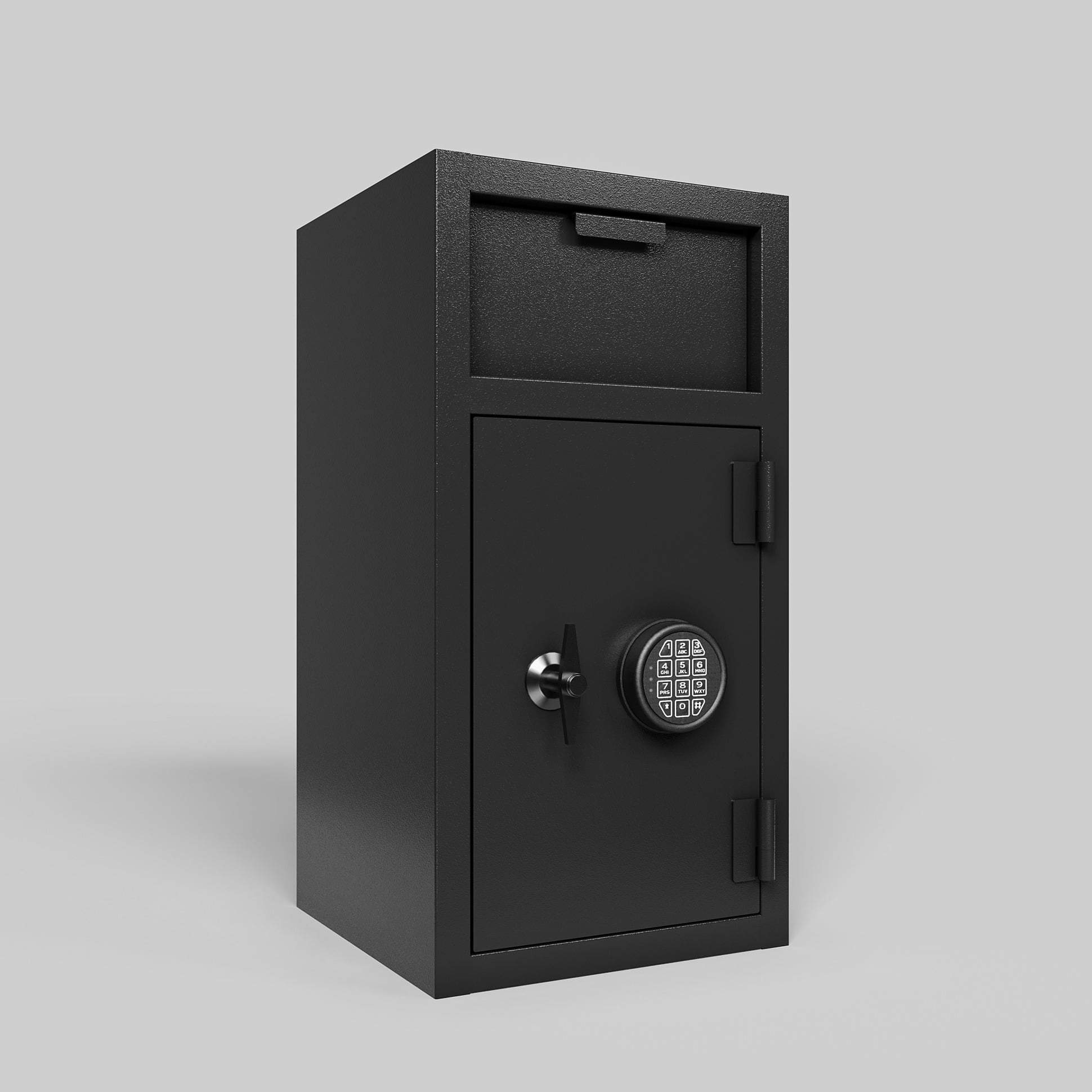 Electronic Code Lock Deposit Safe with Anti-Theft Design, Carbon Steel ...