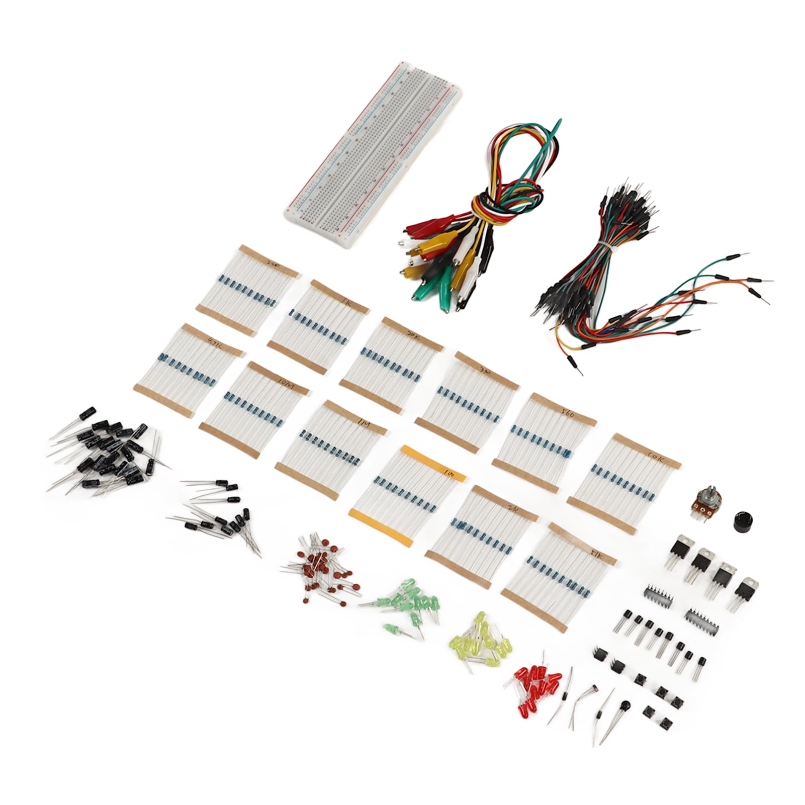 Neyseki Electronic Component Assortment Fun Kit Breadboard Buzzer Diode ...