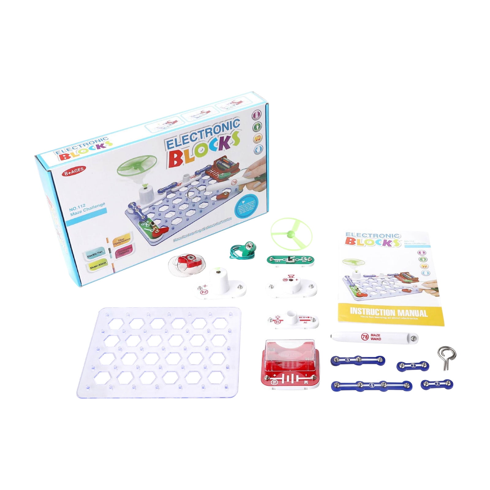 Electronic Construction Kits Physical Circuit Science Electronics Discovery Kit for Kids to ...
