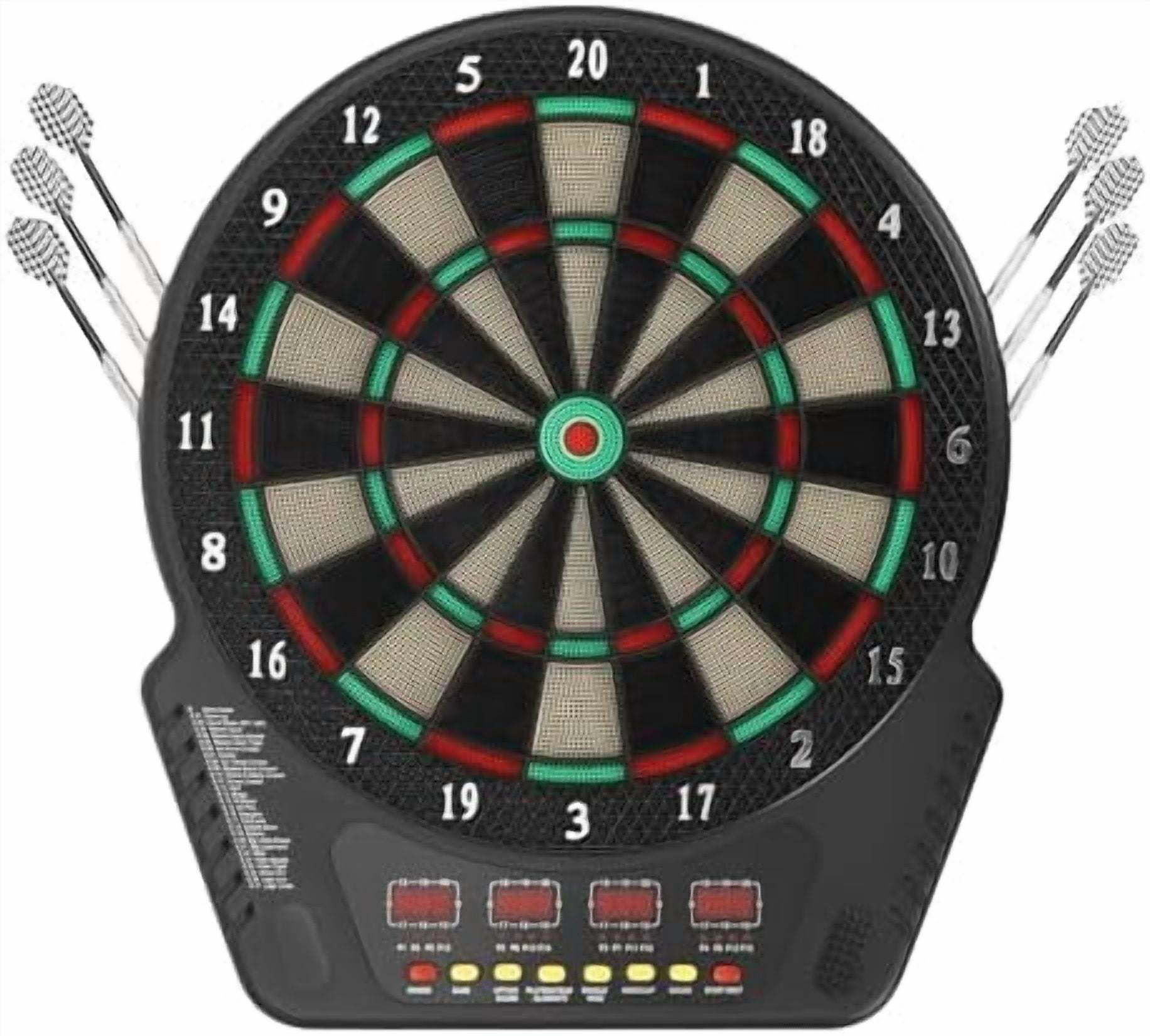 Electronic Dart Board Soft Tip Dartboard Set 27 Games with 243 Variants ...