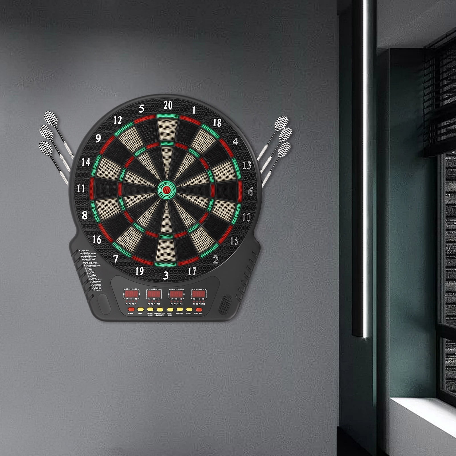 Electronic Dart Board with 6 Darts, Electronic Dart Board, Innovative ...